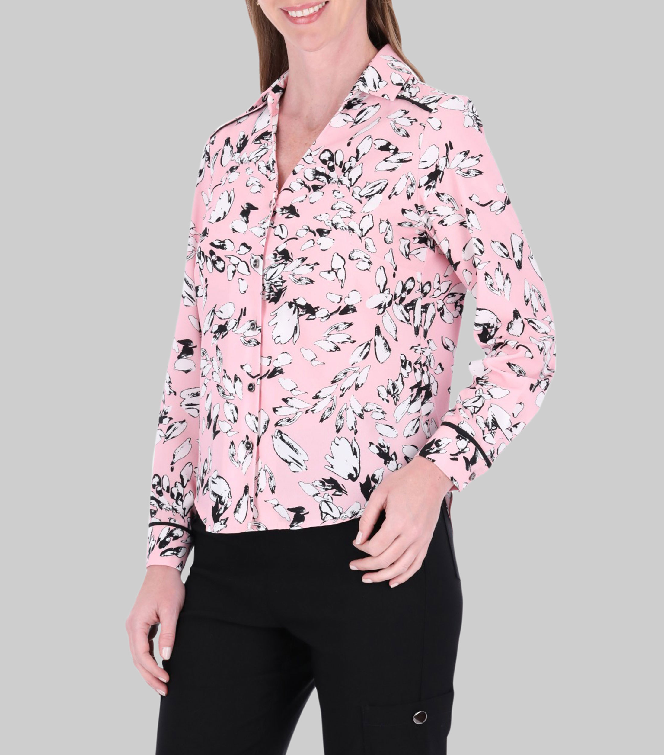 Charme: Blusa estampada de manga larga Mujer | El Palacio de Hierro