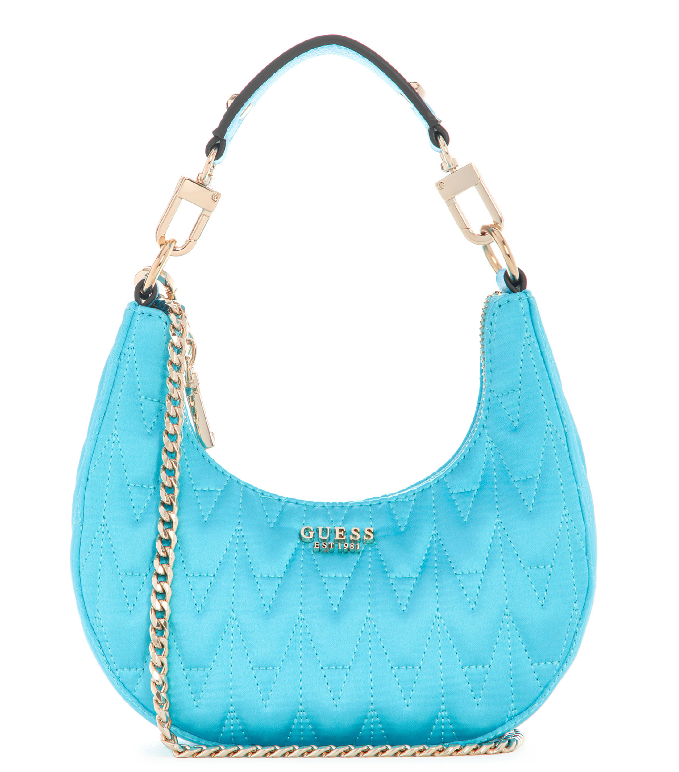Guess: Bolso Hobo mini azul Golden Rock Mujer | El Palacio de Hierro