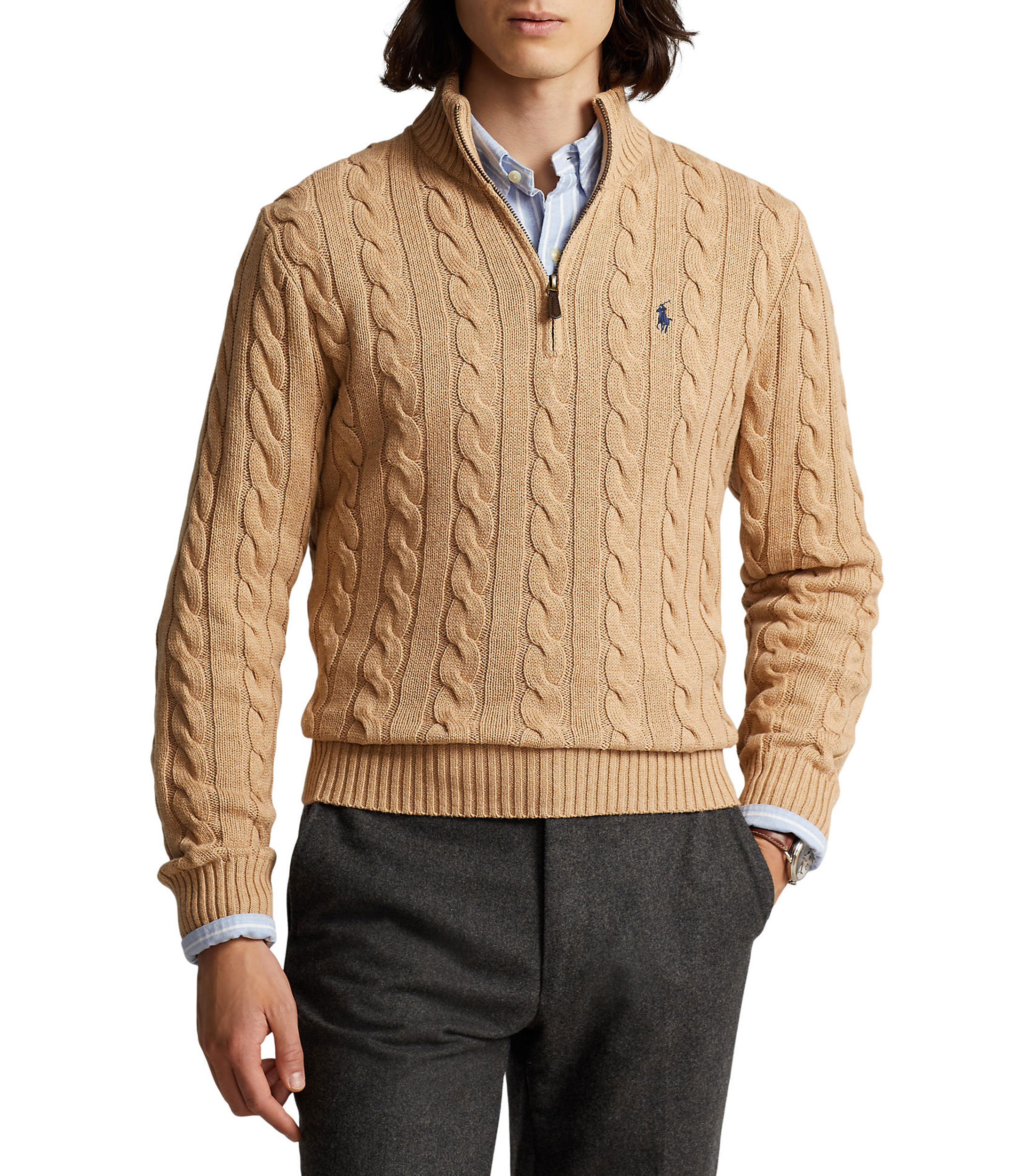 Polo Ralph Lauren Suéter cuello alto con logo Hombre - El Palacio de Hierro