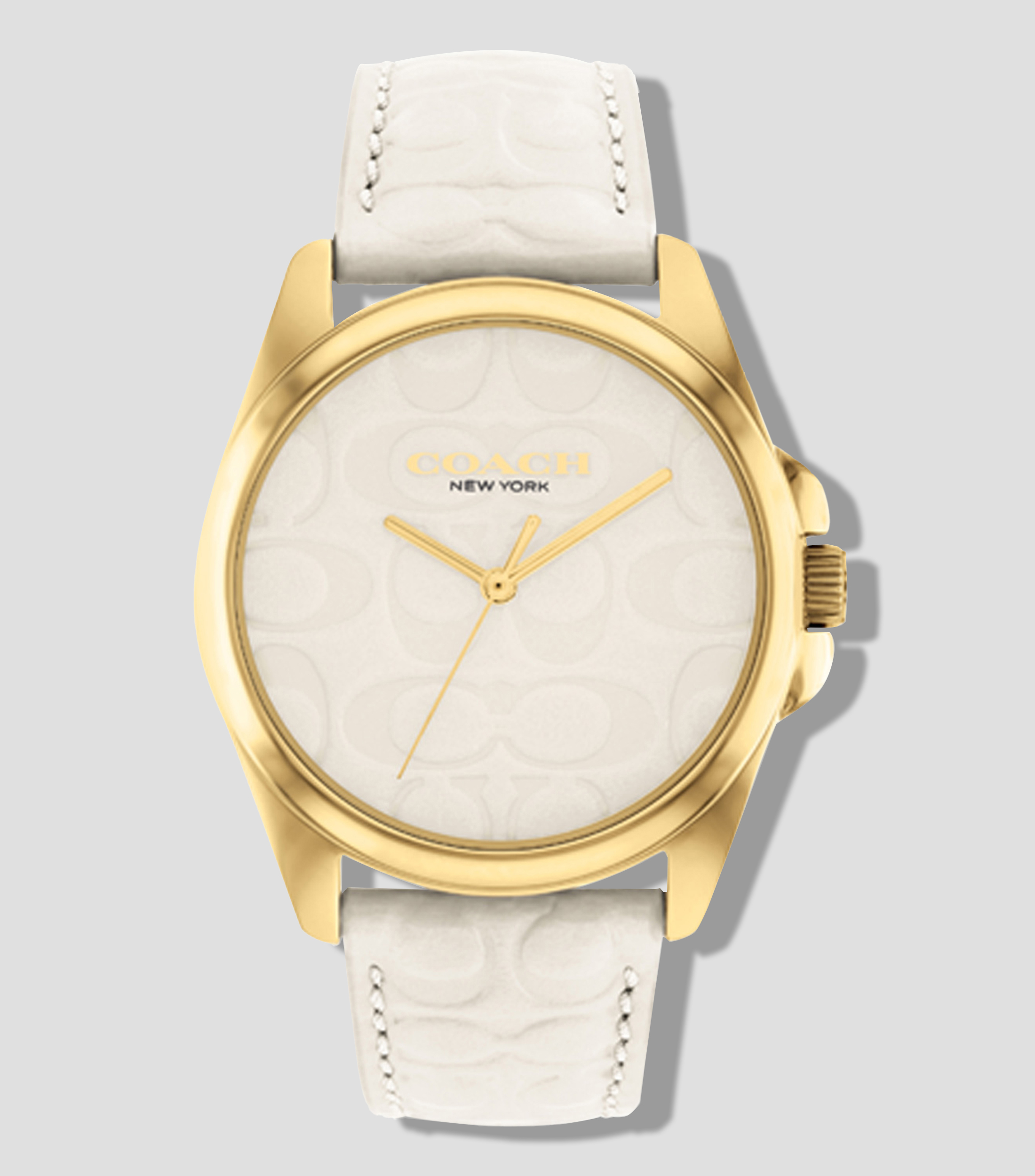 COACH Reloj para Mujer Greyson Casual, Dorado, Blanco - El Palacio de ...