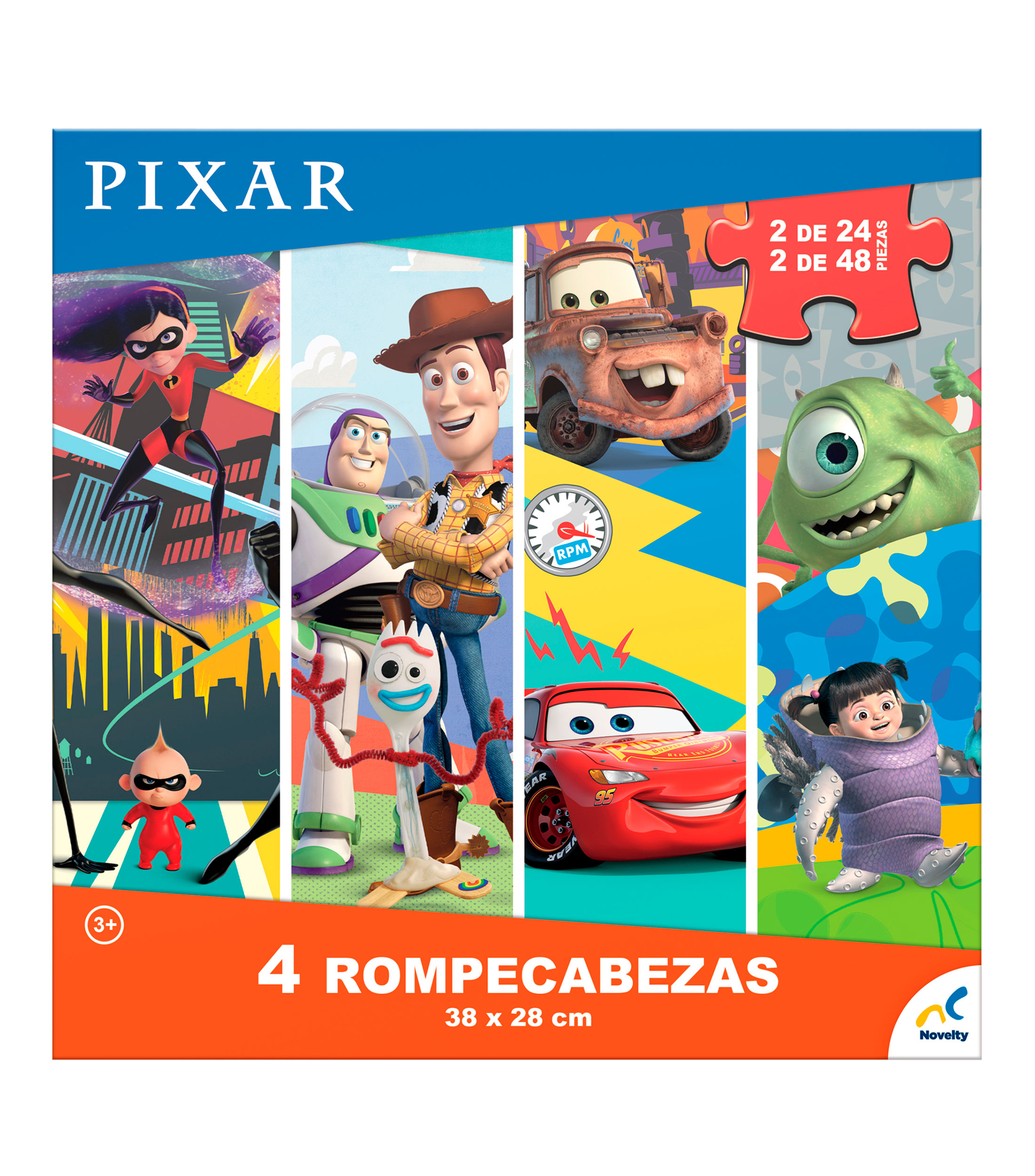 Novelty 4 Rompecabezas Pixar - El Palacio de Hierro
