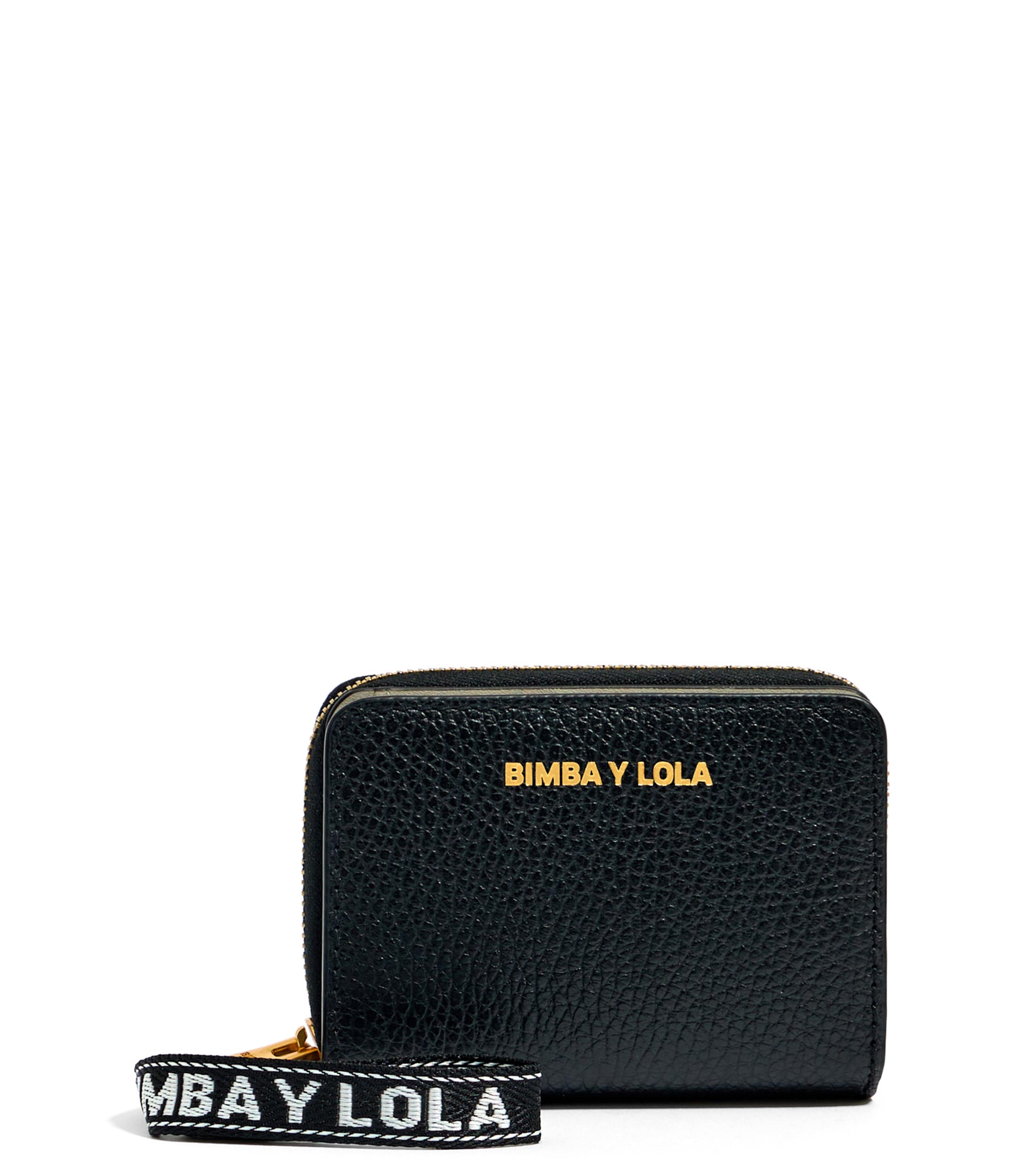 Bimba y Lola: Cartera en piel negro liso Mujer | El Palacio de Hierro