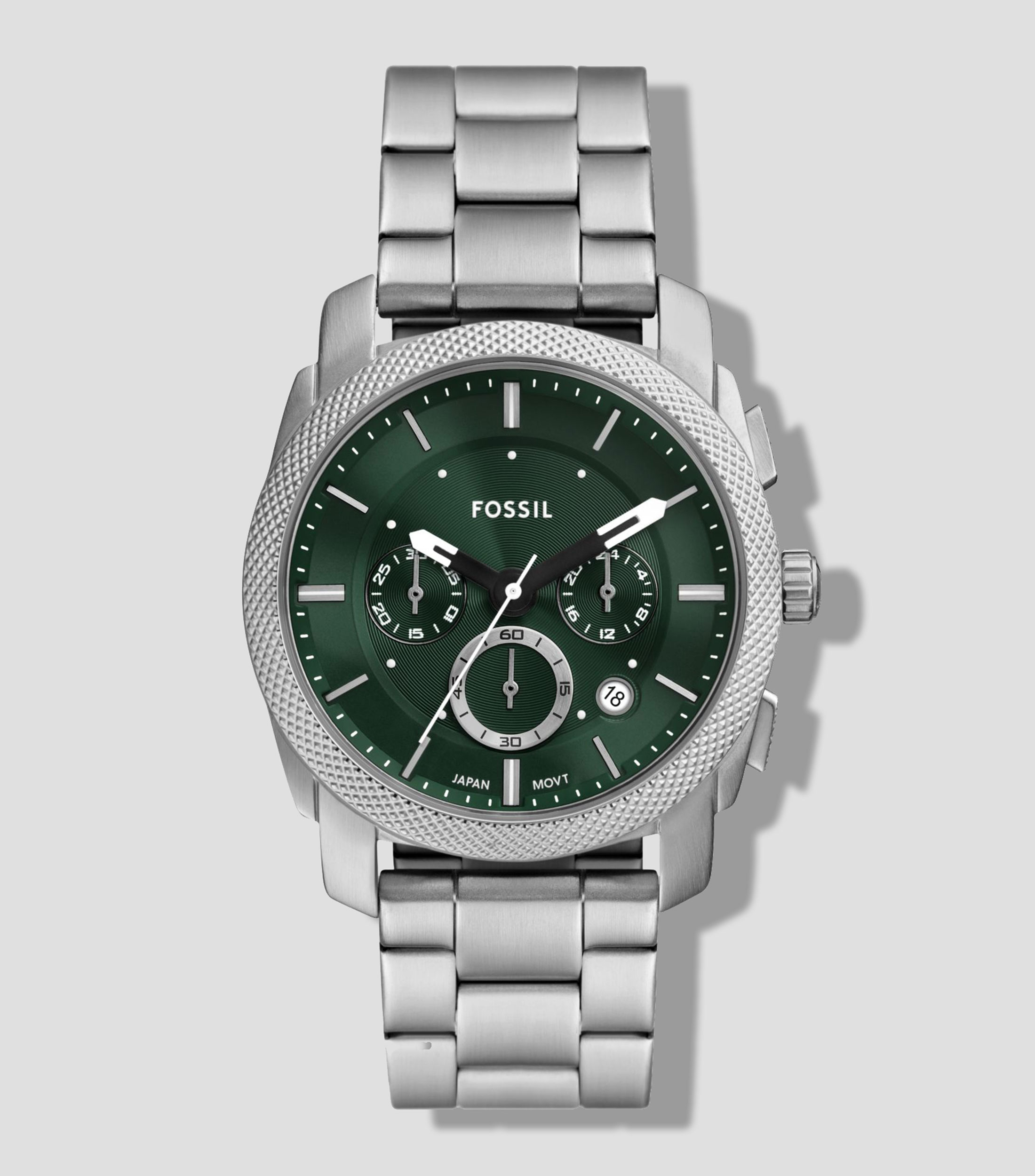 Fossil: Reloj para Hombre Machine casual Verde, plateado | El Palacio ...