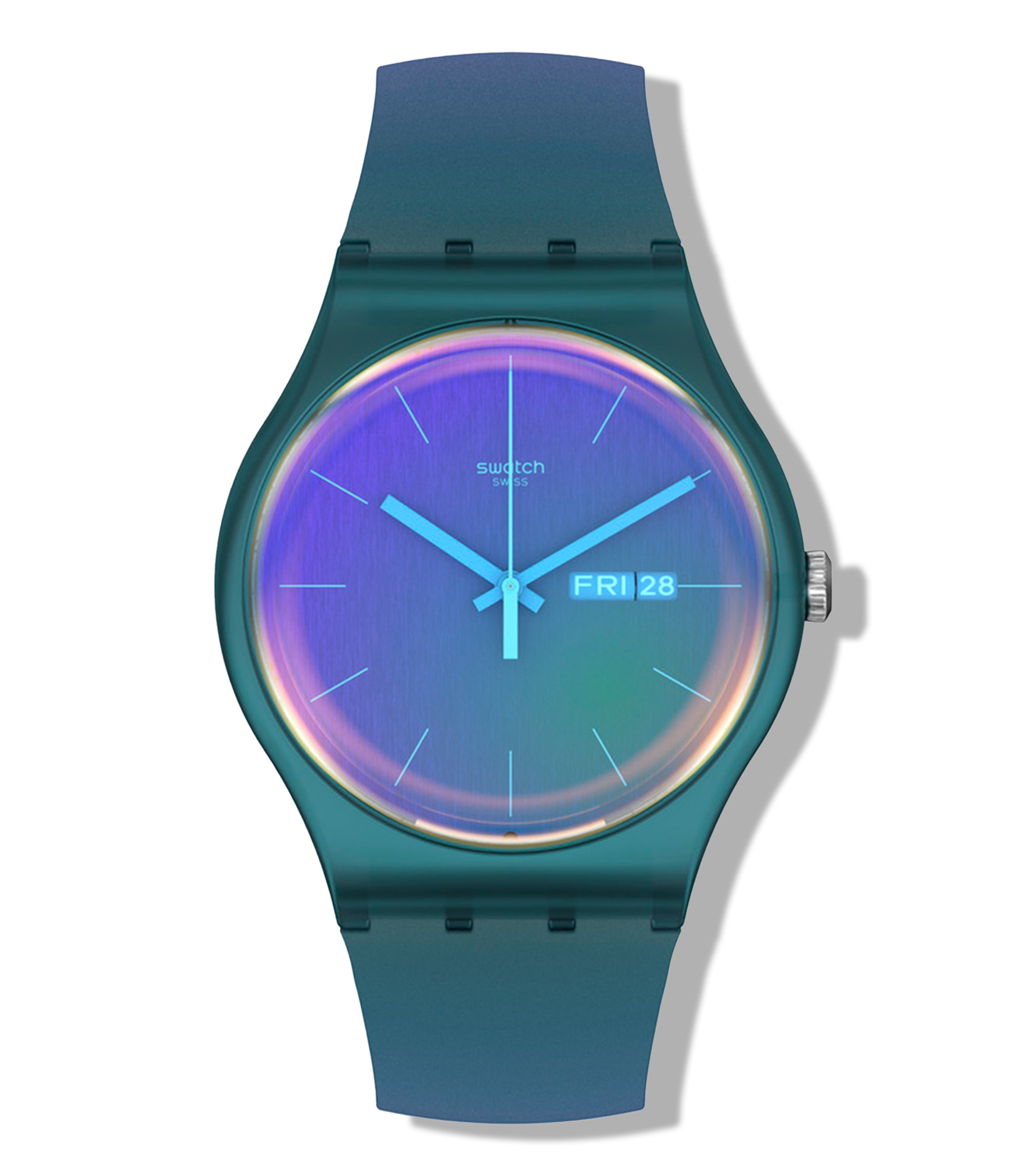 Swatch Reloj Unisex New Gent Biosourced, Casual azul marino - El ...
