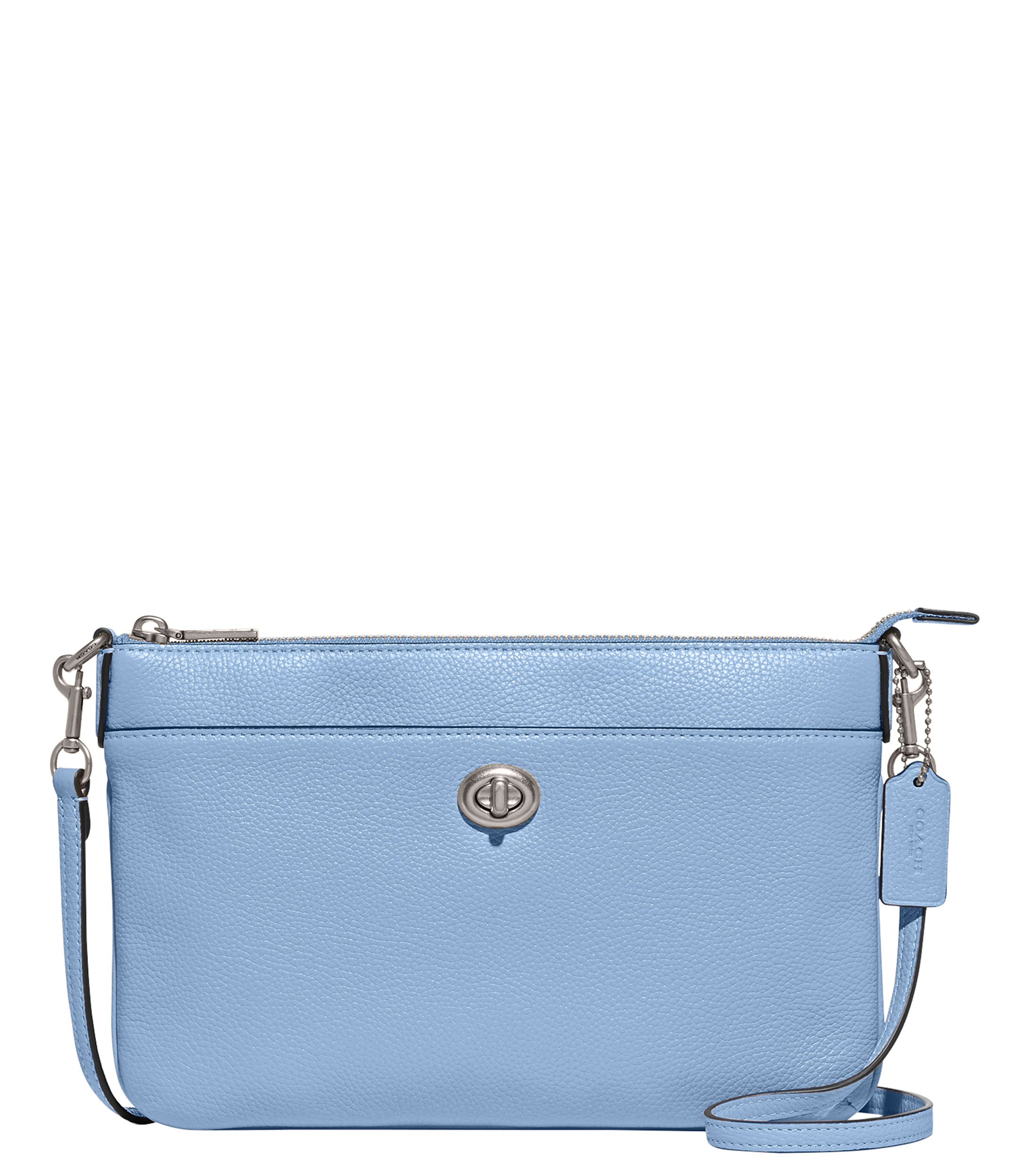 COACH: Bolso Crossbody azul en piel Polly granulado Mujer | El Palacio ...