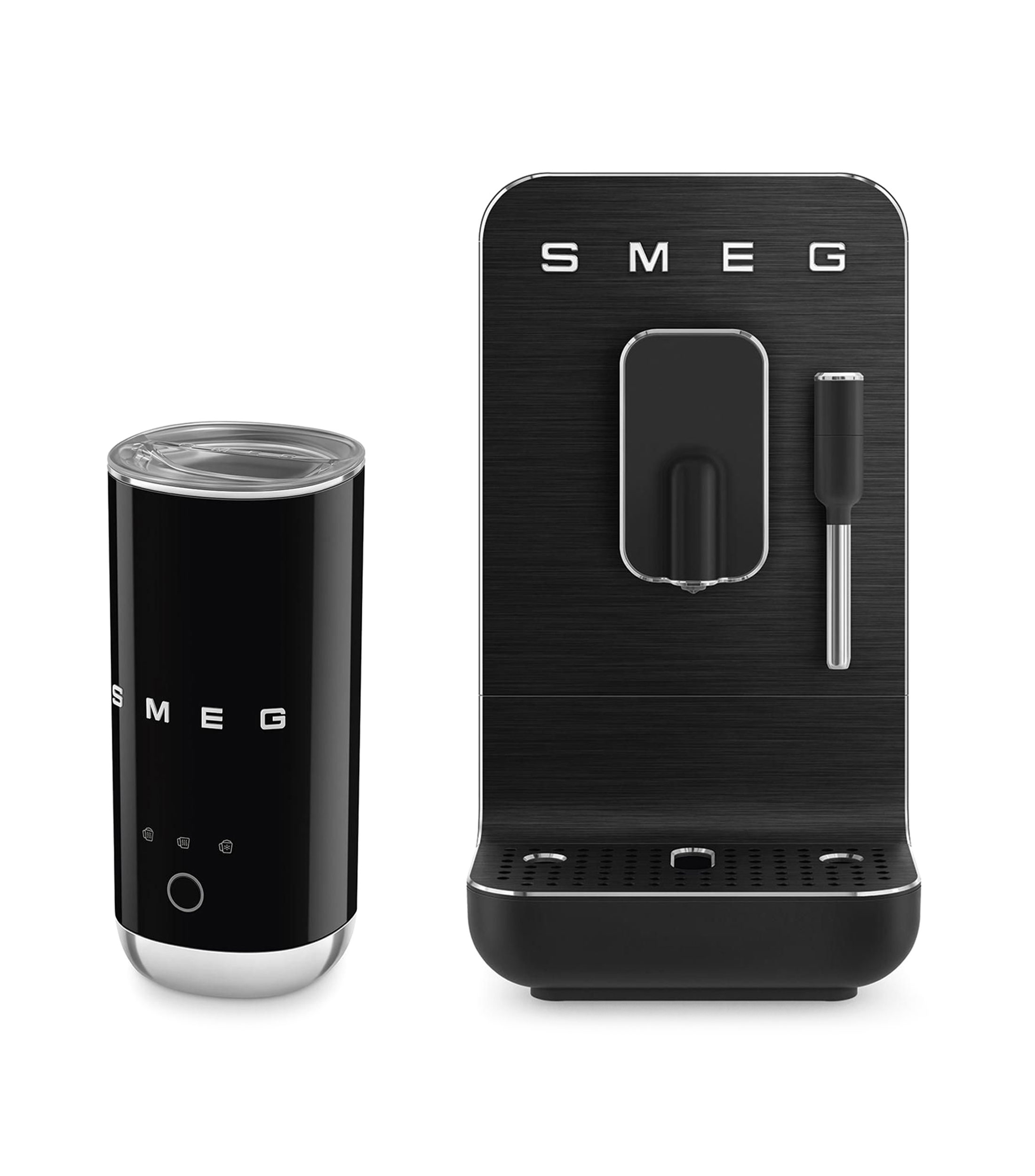 Smeg Combo cafetera semiautomatica más espumador de leche |El Palacio ...