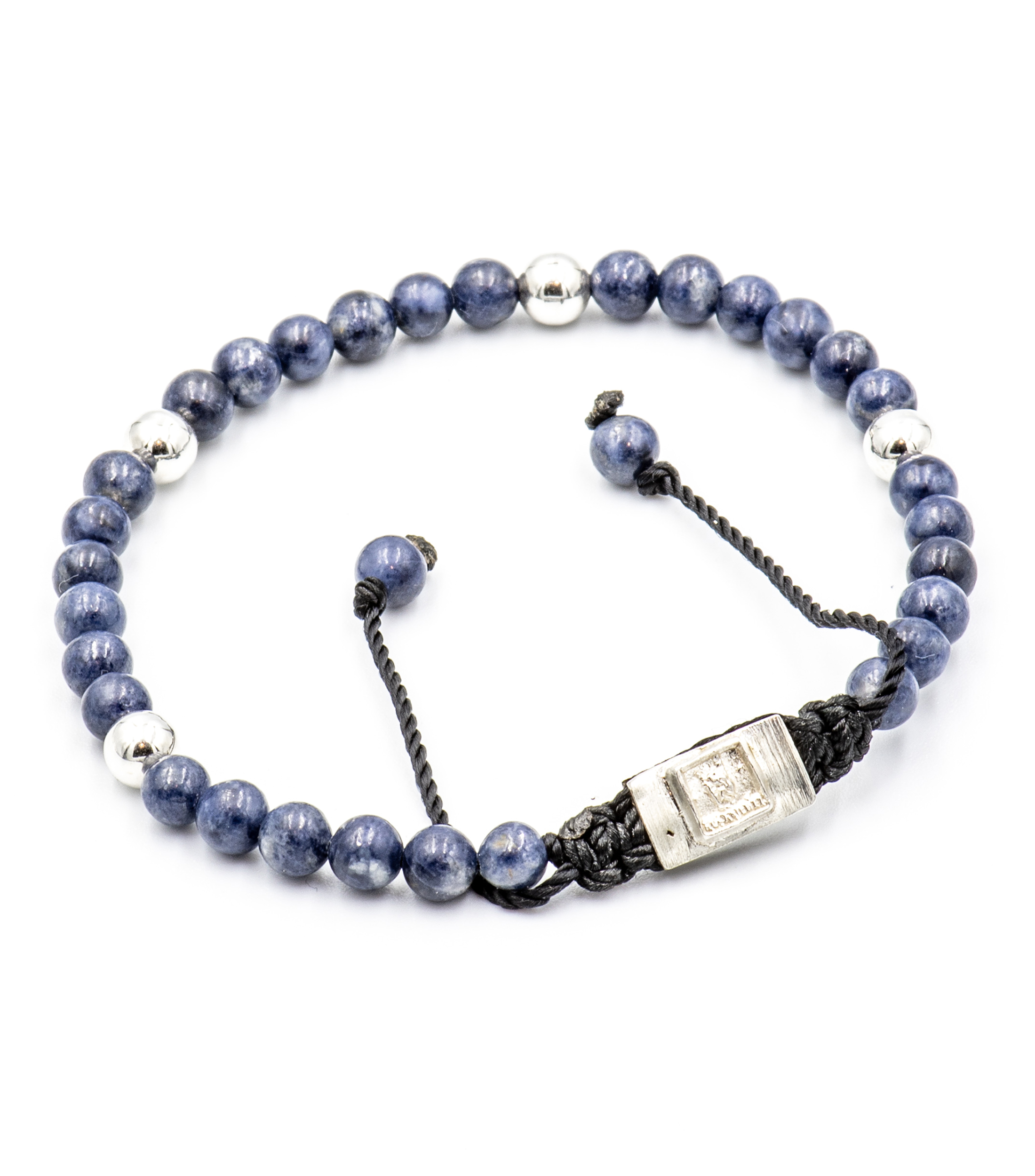 Rock & Jewel Pulsera ajustable con zafiro Unisex - El Palacio de Hierro