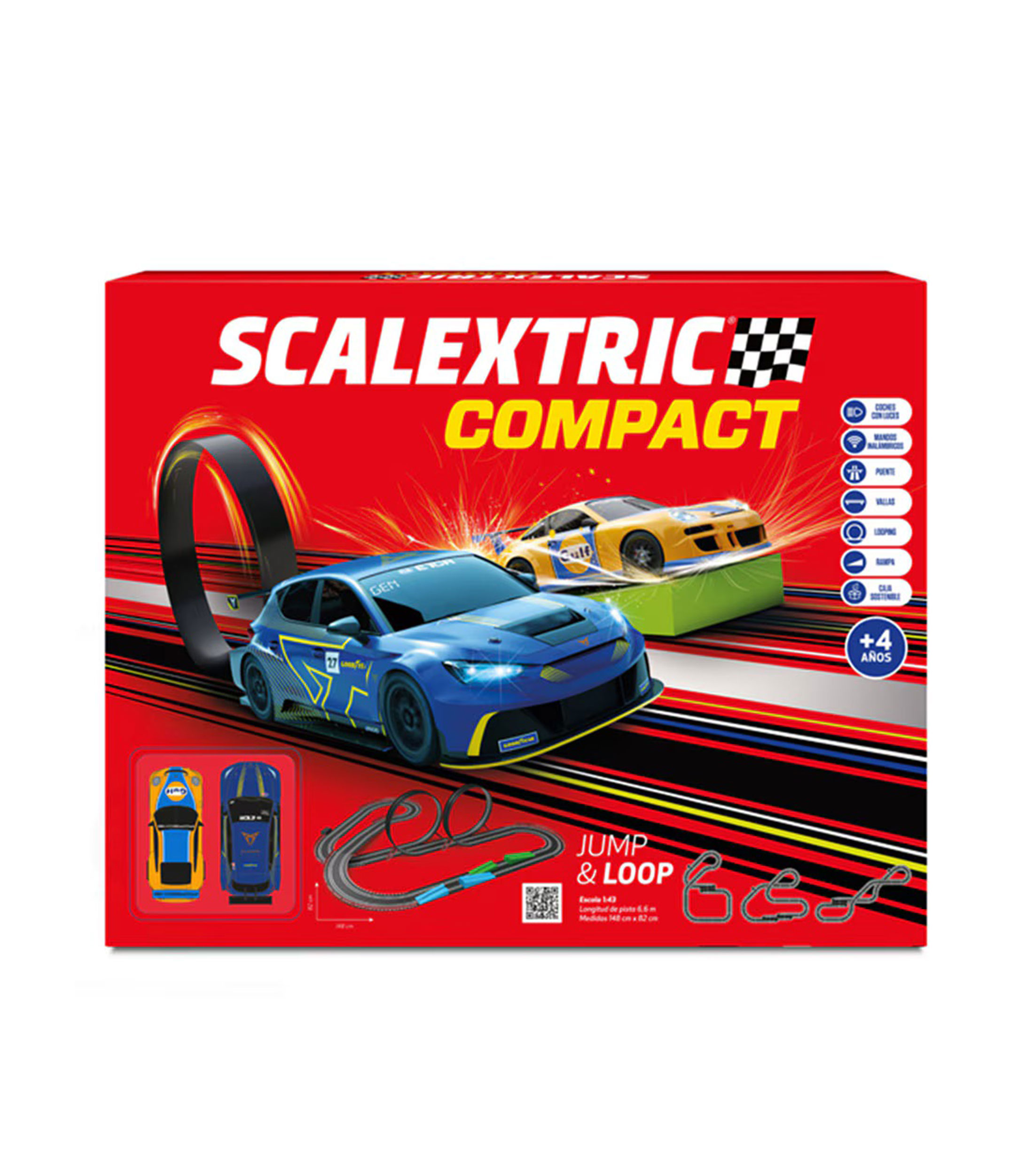 Scalextric Circuito Jump y Loop Wireless |El Palacio de Hierro