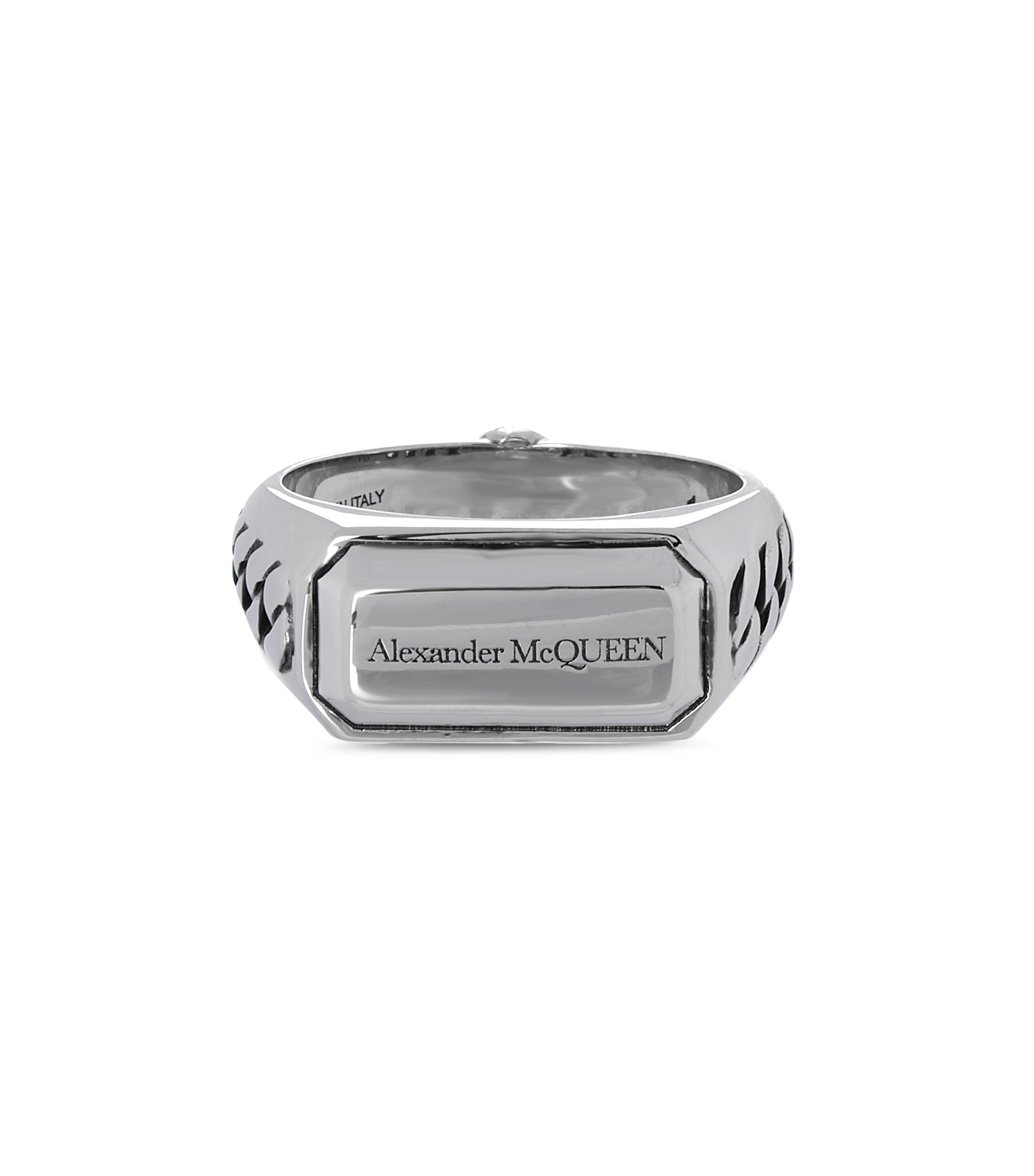Alexander McQueen: Anillo de sello talla 19 Hombre | El Palacio de Hierro