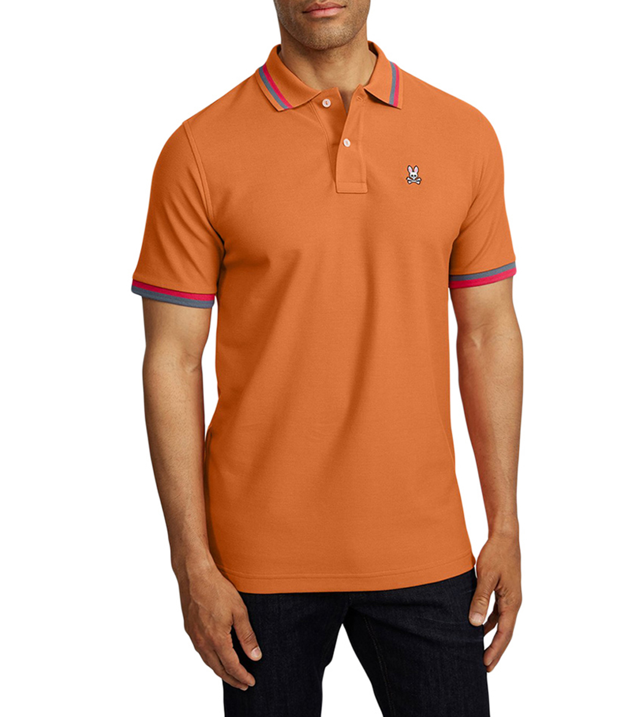 Psycho Bunny Playera Polo Chestnut Hombre