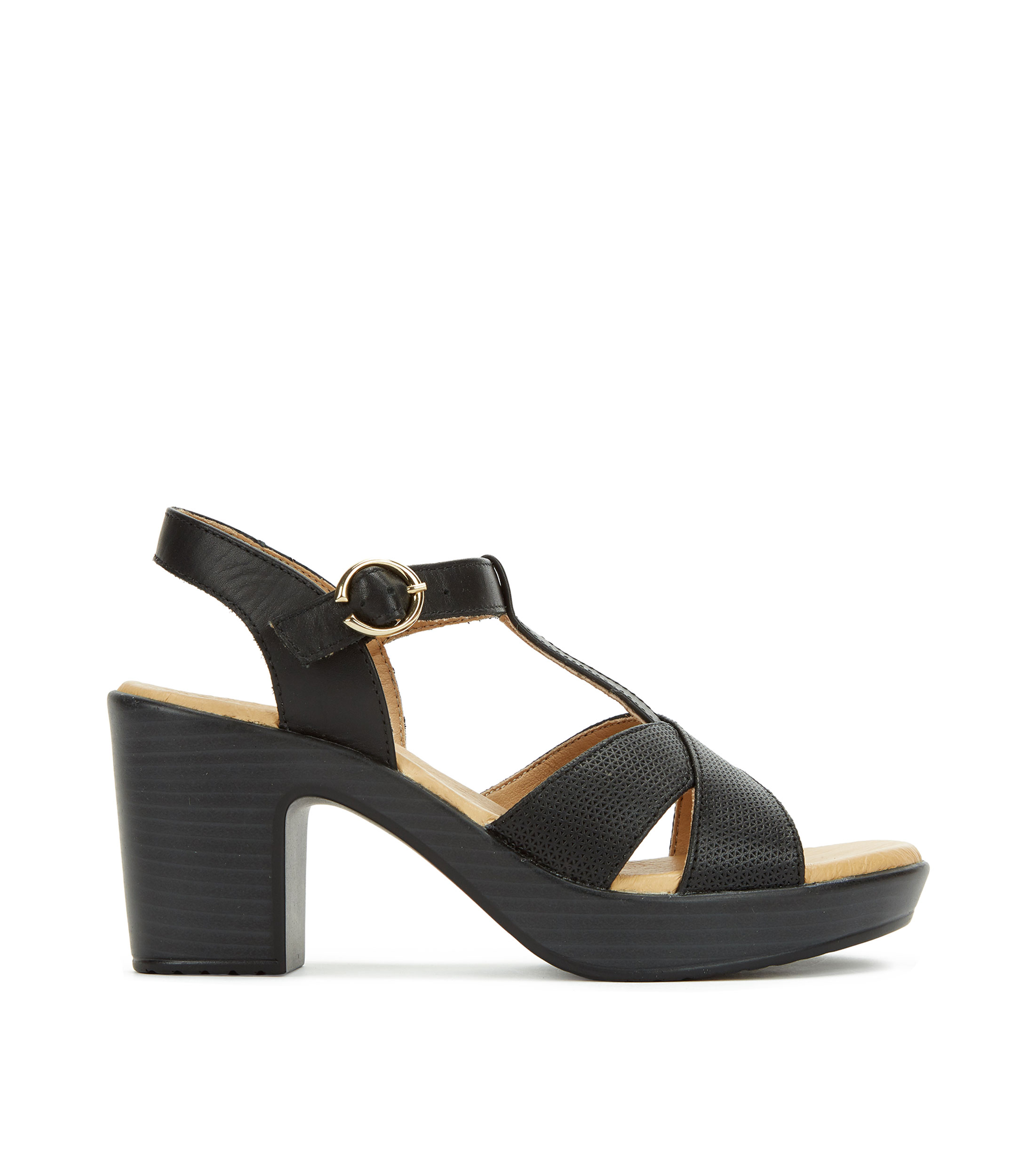Flexi: Sandalias Tacón Alto Media Luna Lory Mujer | El Palacio de Hierro