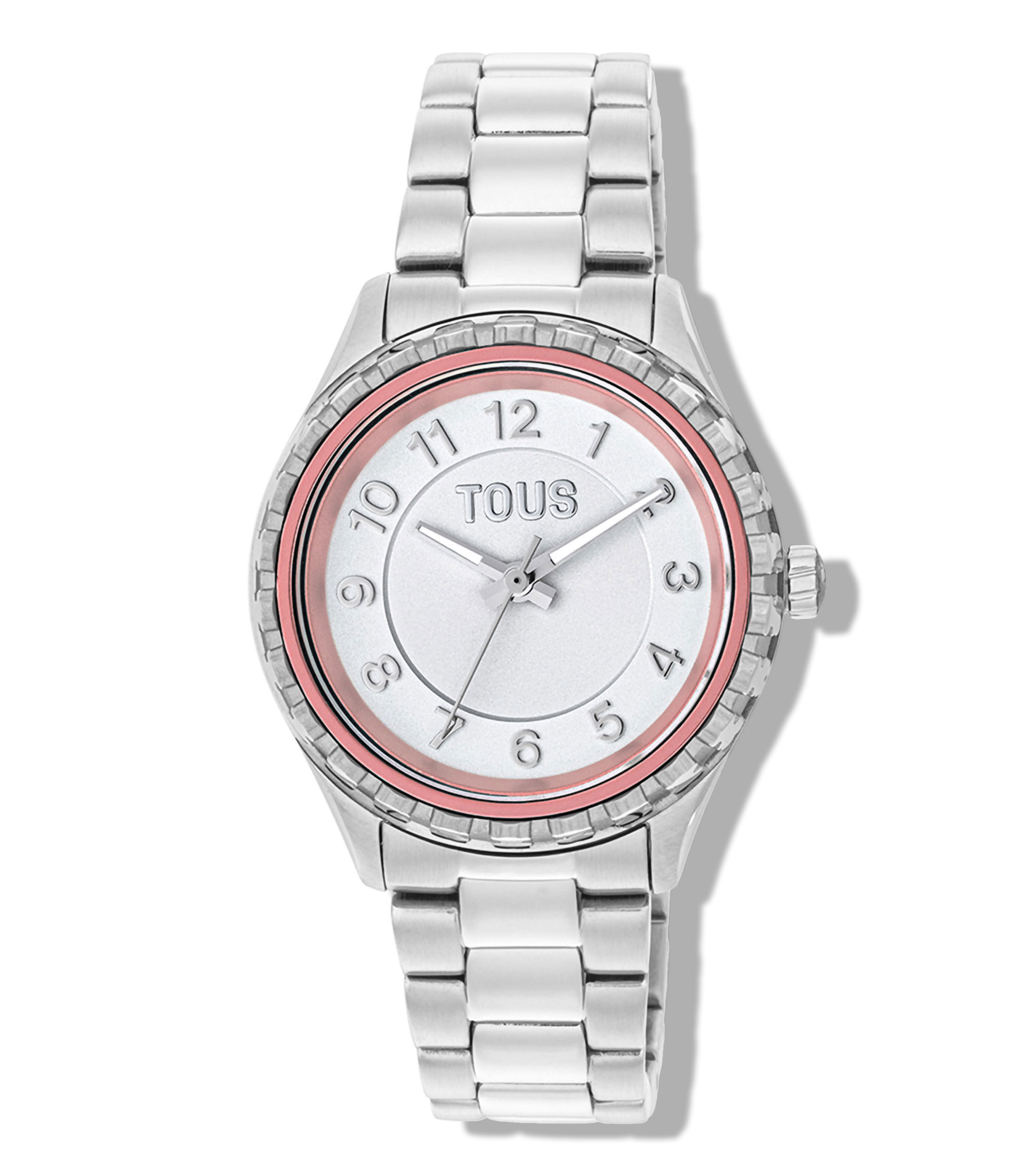 Tous Reloj Tous para mujer Mini T-Bear casual plateado, rosa; Es un ...