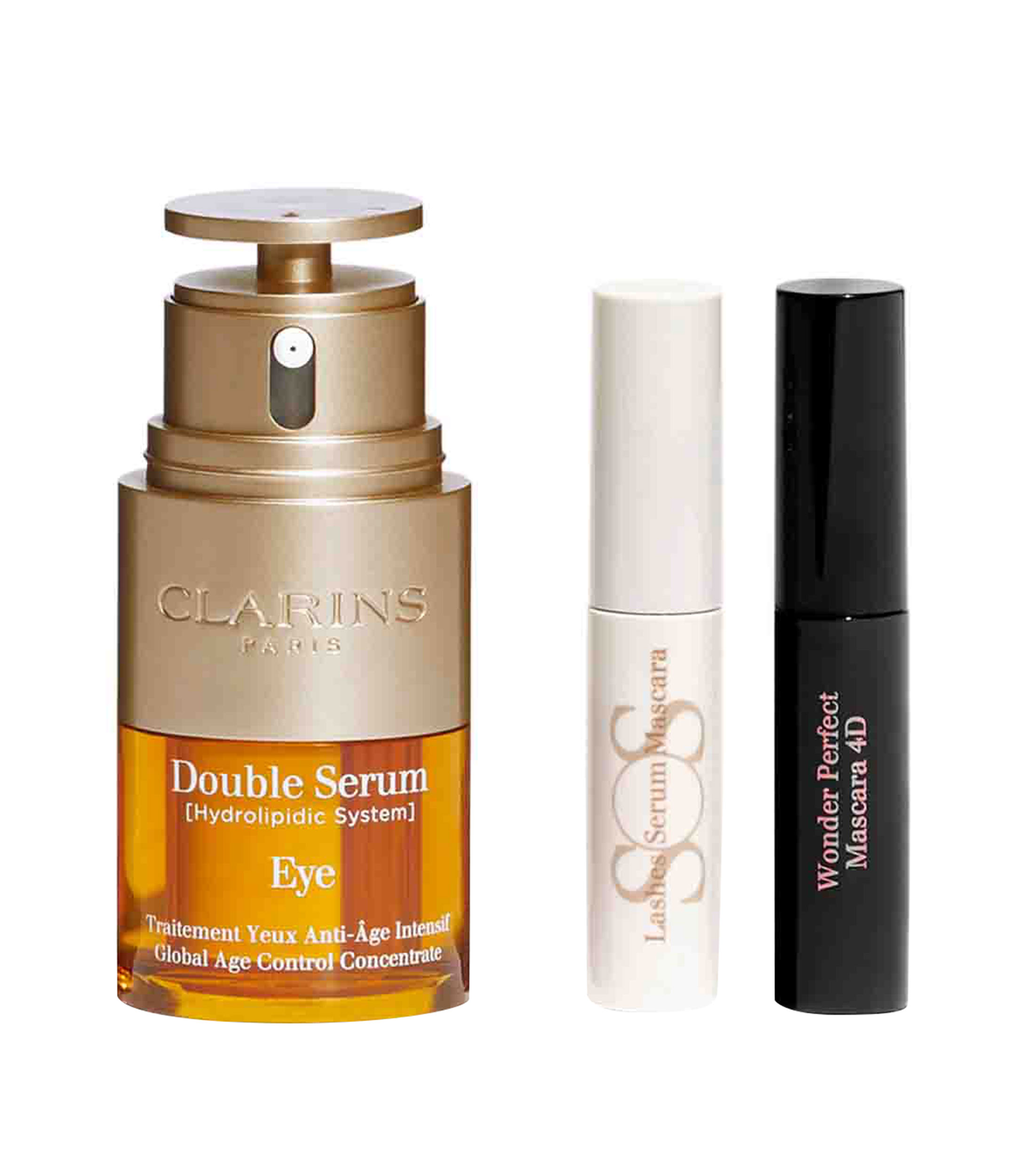 Clarins: Set Navideño de Tratamiento Antiedad Double Serum Eye | El ...