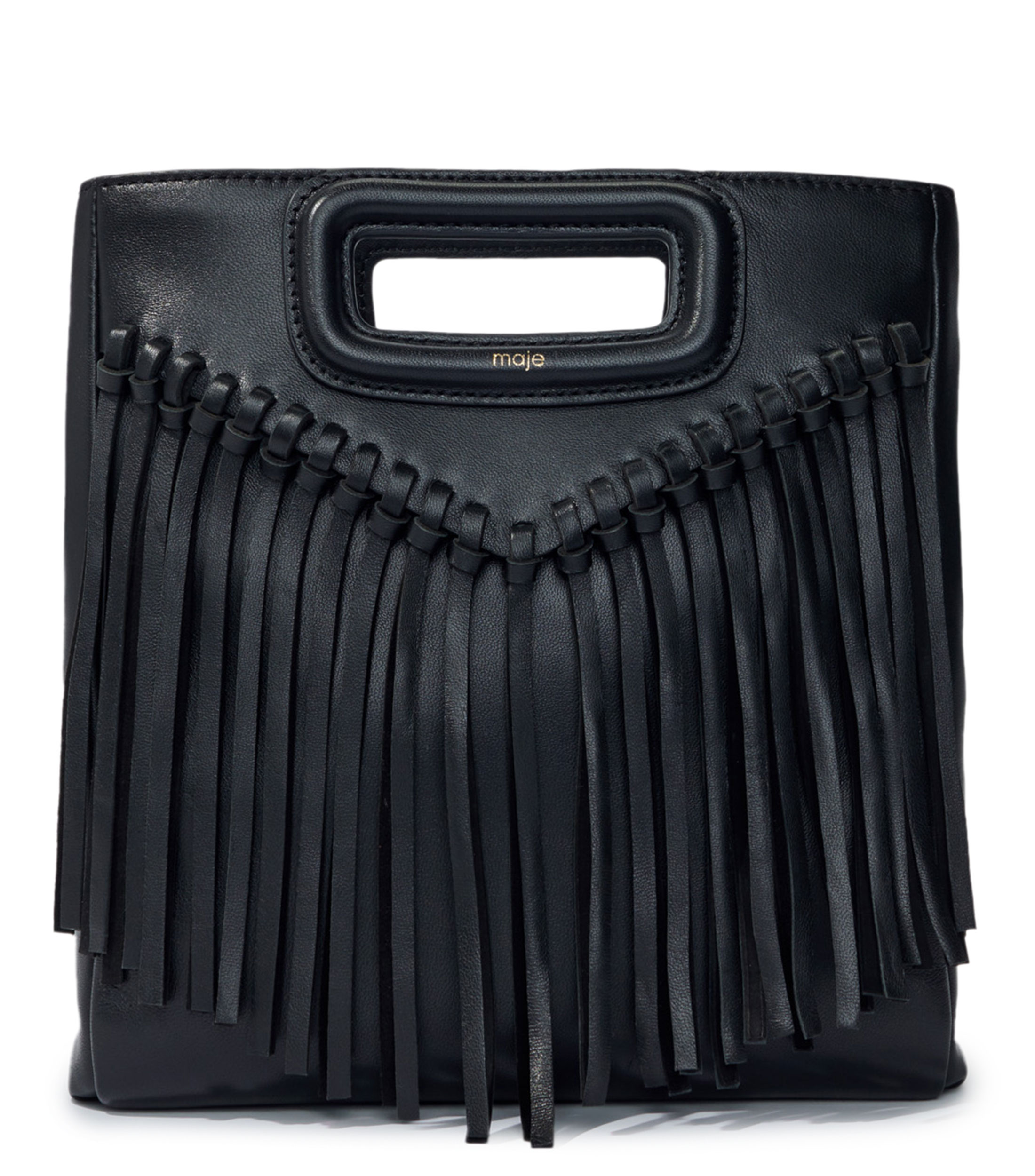 Maje: Bolso Tote en piel Msampa liso Mujer | El Palacio de Hierro