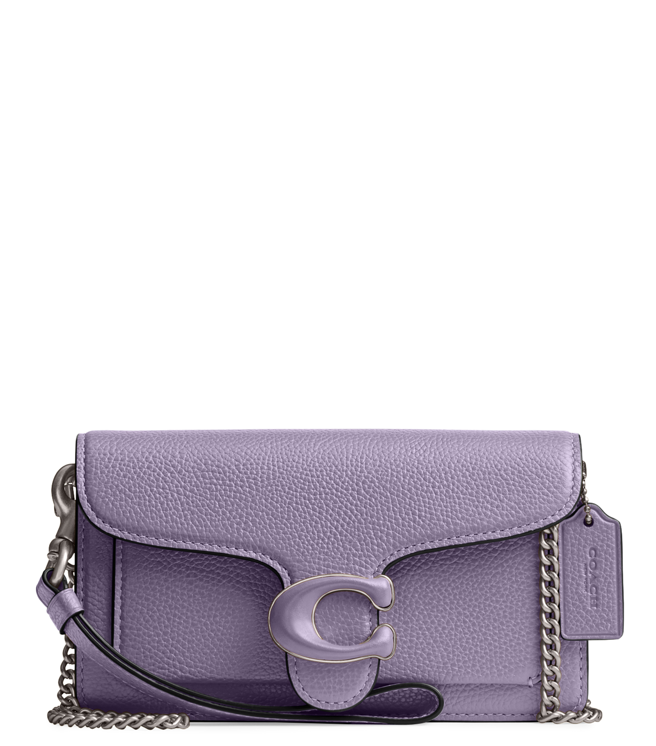 COACH: Bolso wristlet morado en piel Tabby Mujer | El Palacio de Hierro