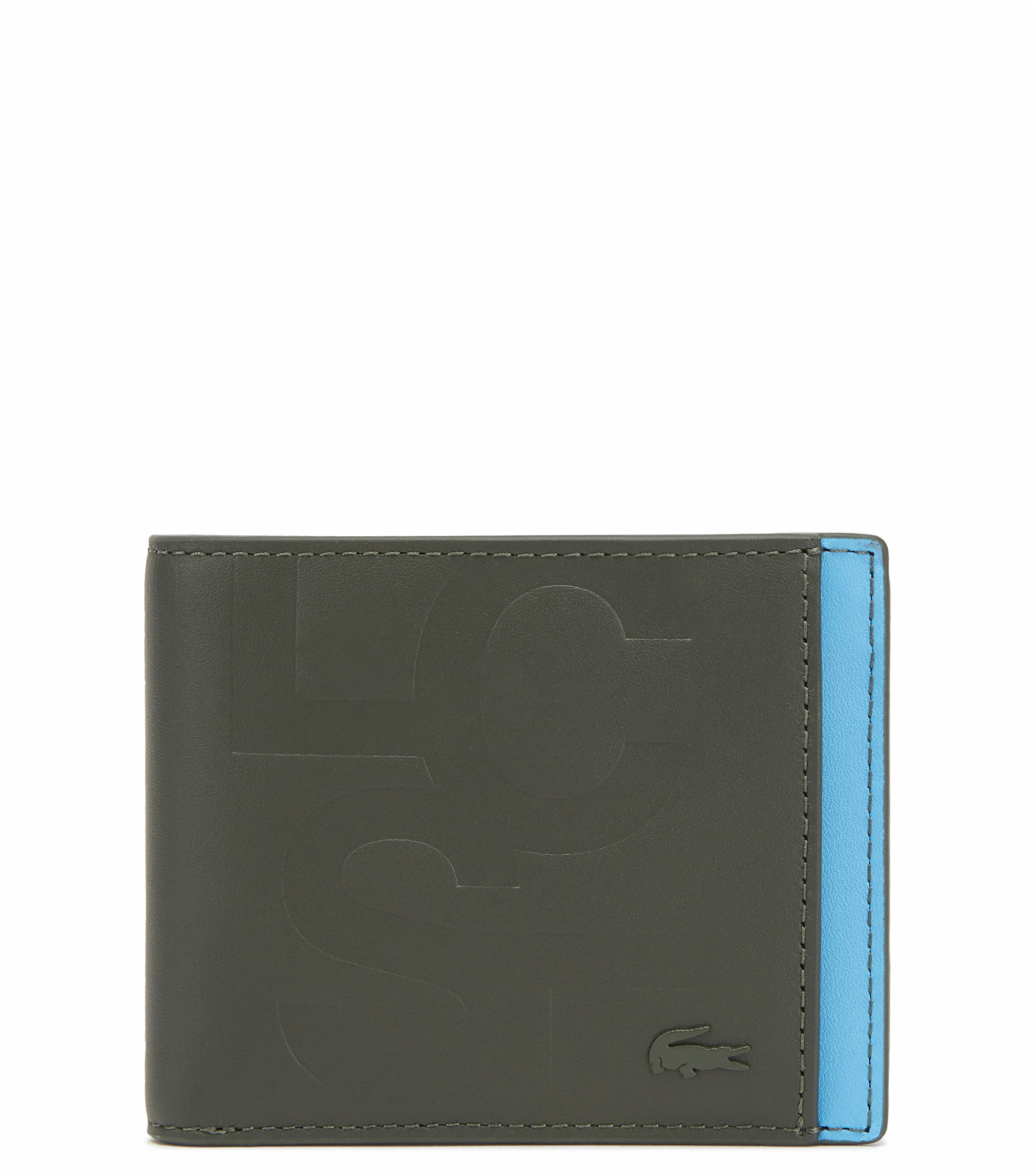 Lacoste: Cartera bifold verde en piel Seasonal Hombre | El Palacio de ...