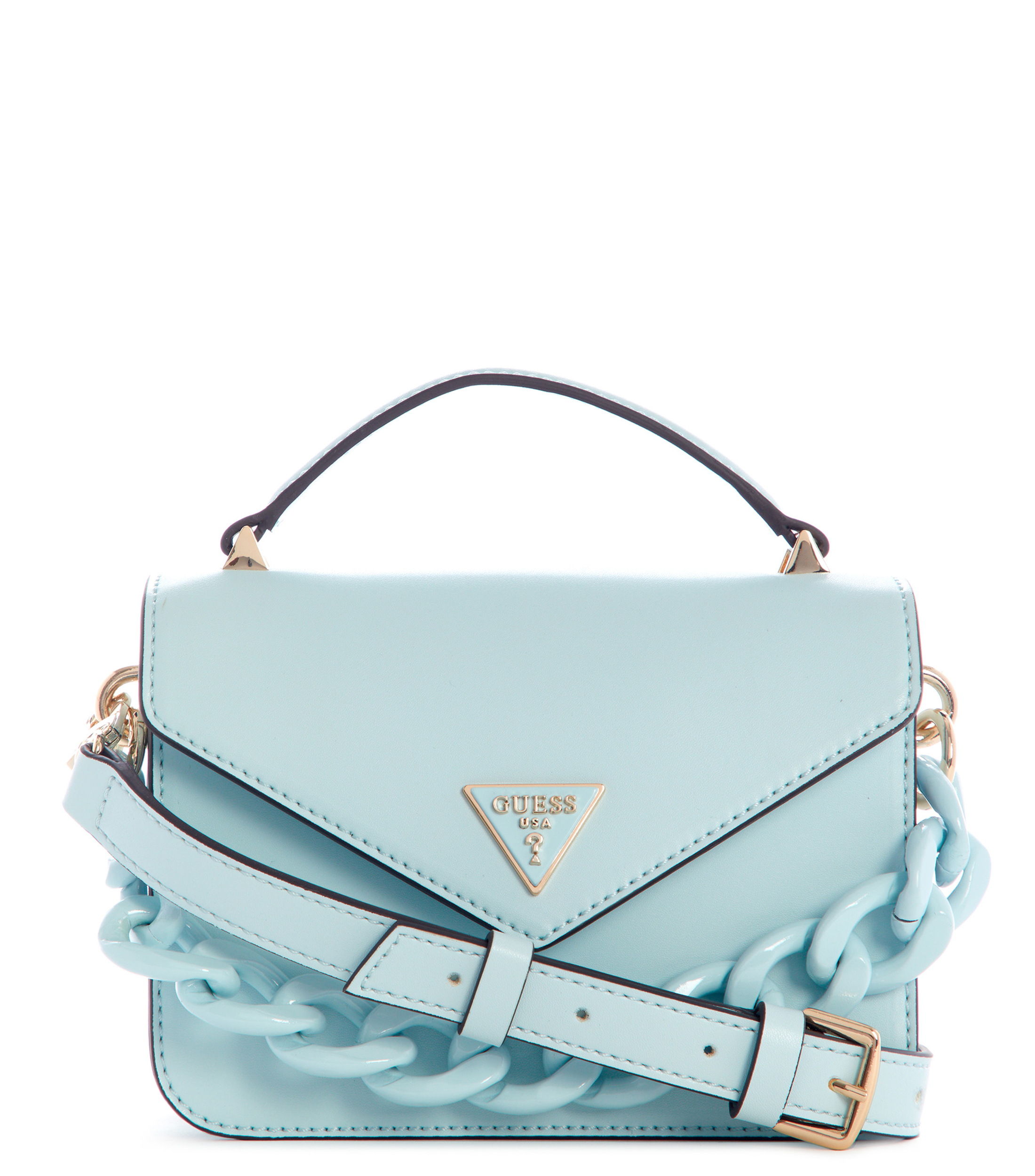 Guess Bolso Mini Crossbody Azul Corina Mujer - El Palacio de Hierro