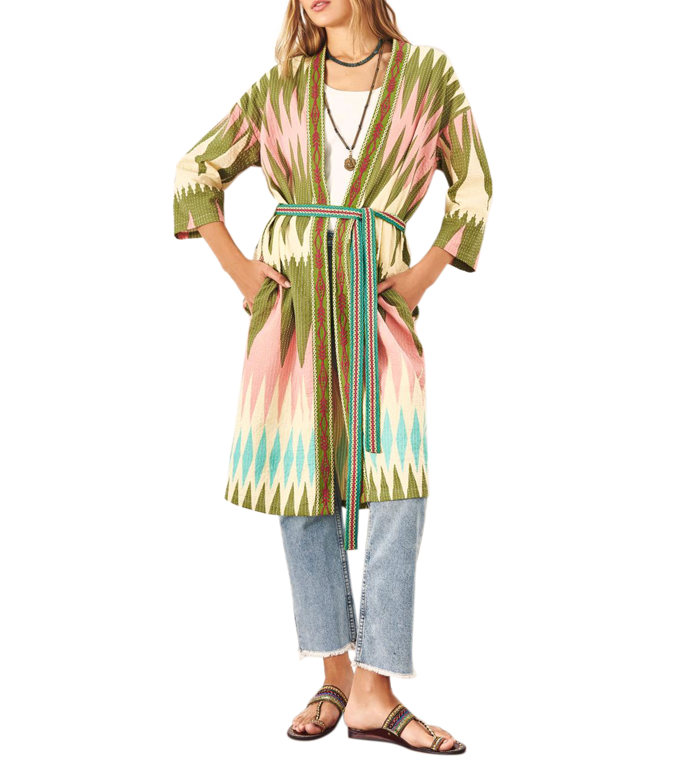 Rapsodia Saco tipo kimono Mujer - El Palacio de Hierro
