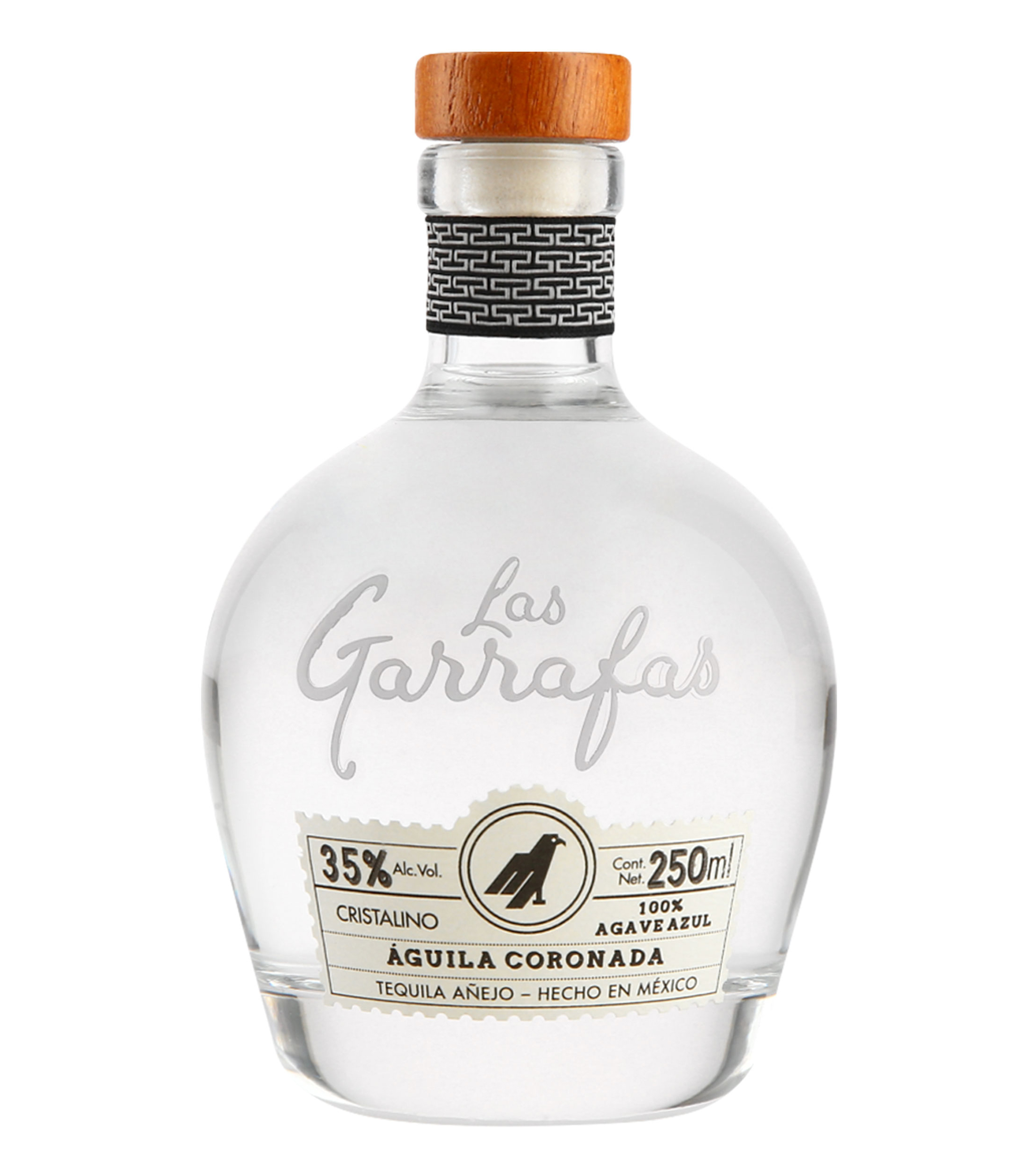 Las Garrafas de Oaxaca Tequila Añejo Águila Coronada, 250 ml - El ...