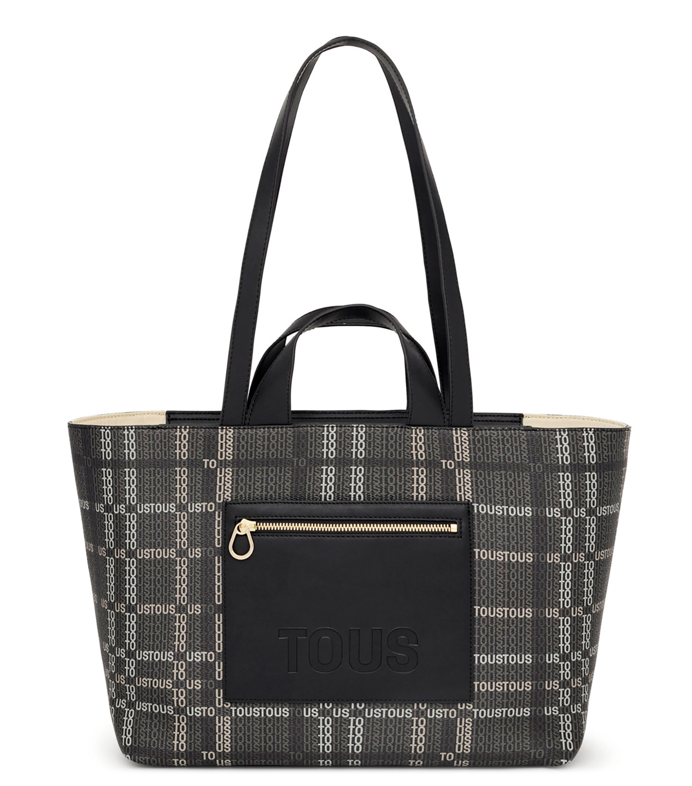 Tous: Bolso Tote negro Cecilia estampado Mujer | El Palacio de Hierro