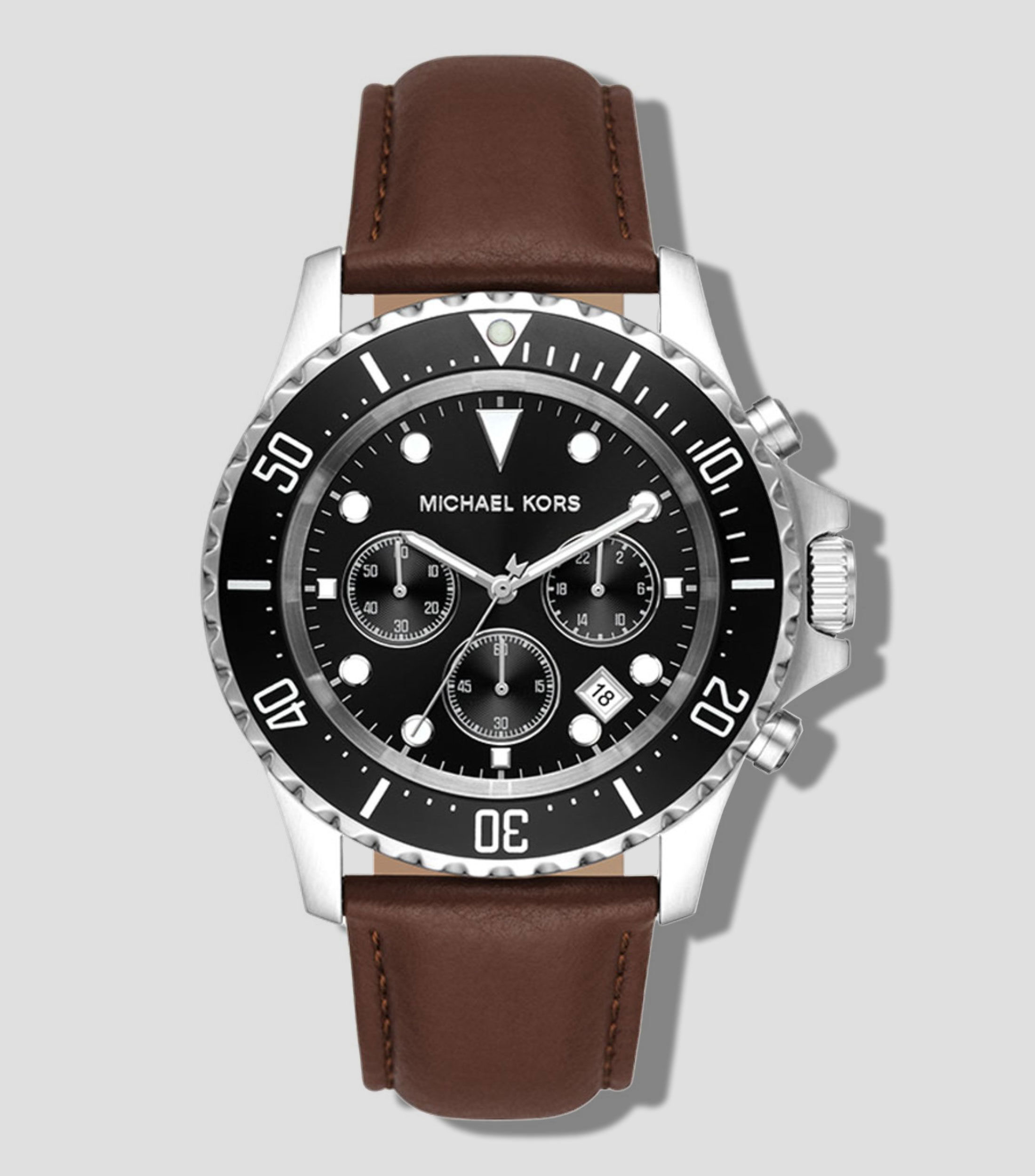 Michael Kors Reloj para Hombre Everest Casual, Plata, Negro - El ...