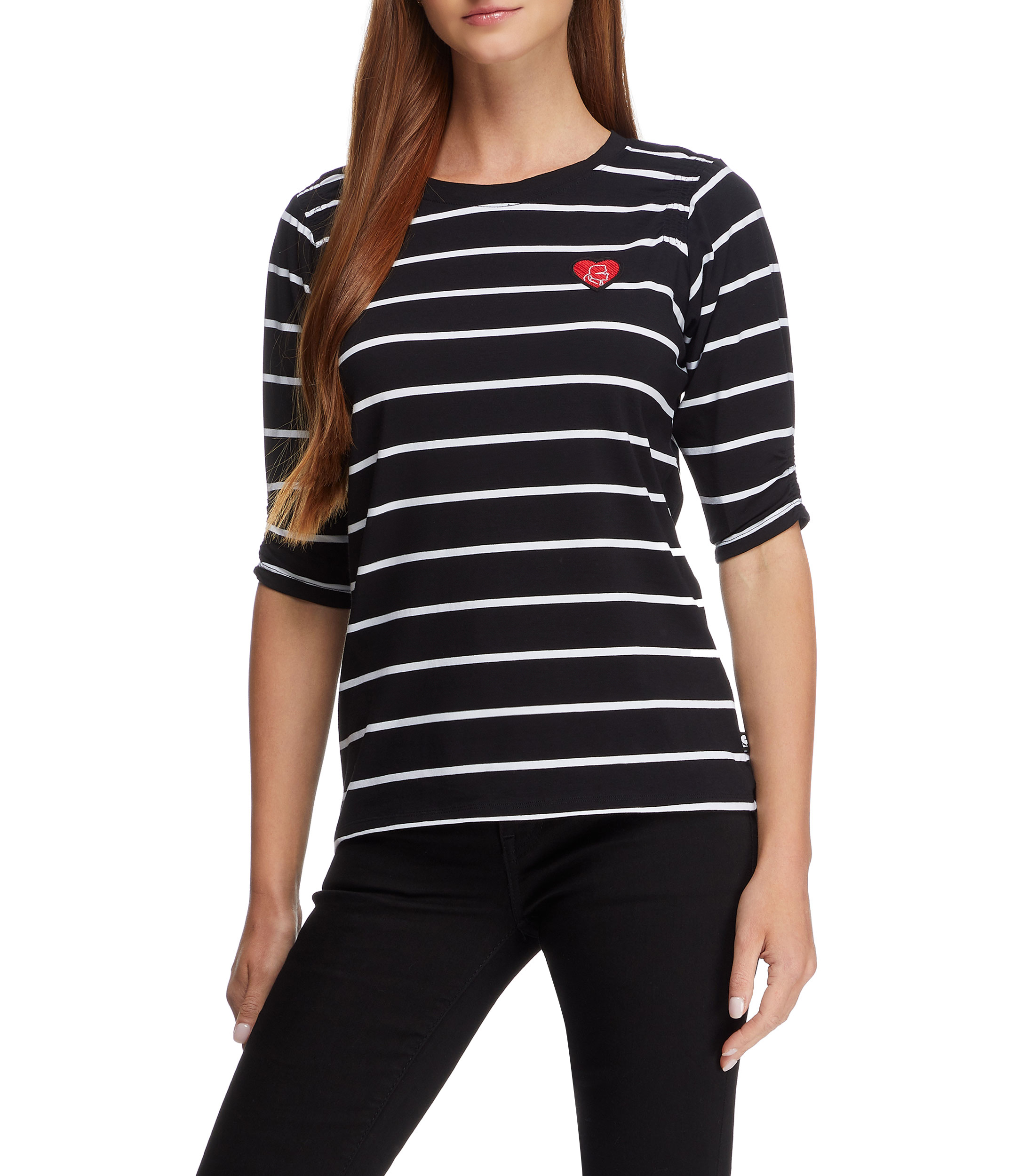 Karl Lagerfeld Playera manga 3,4 con líneas Mujer - El Palacio de Hierro