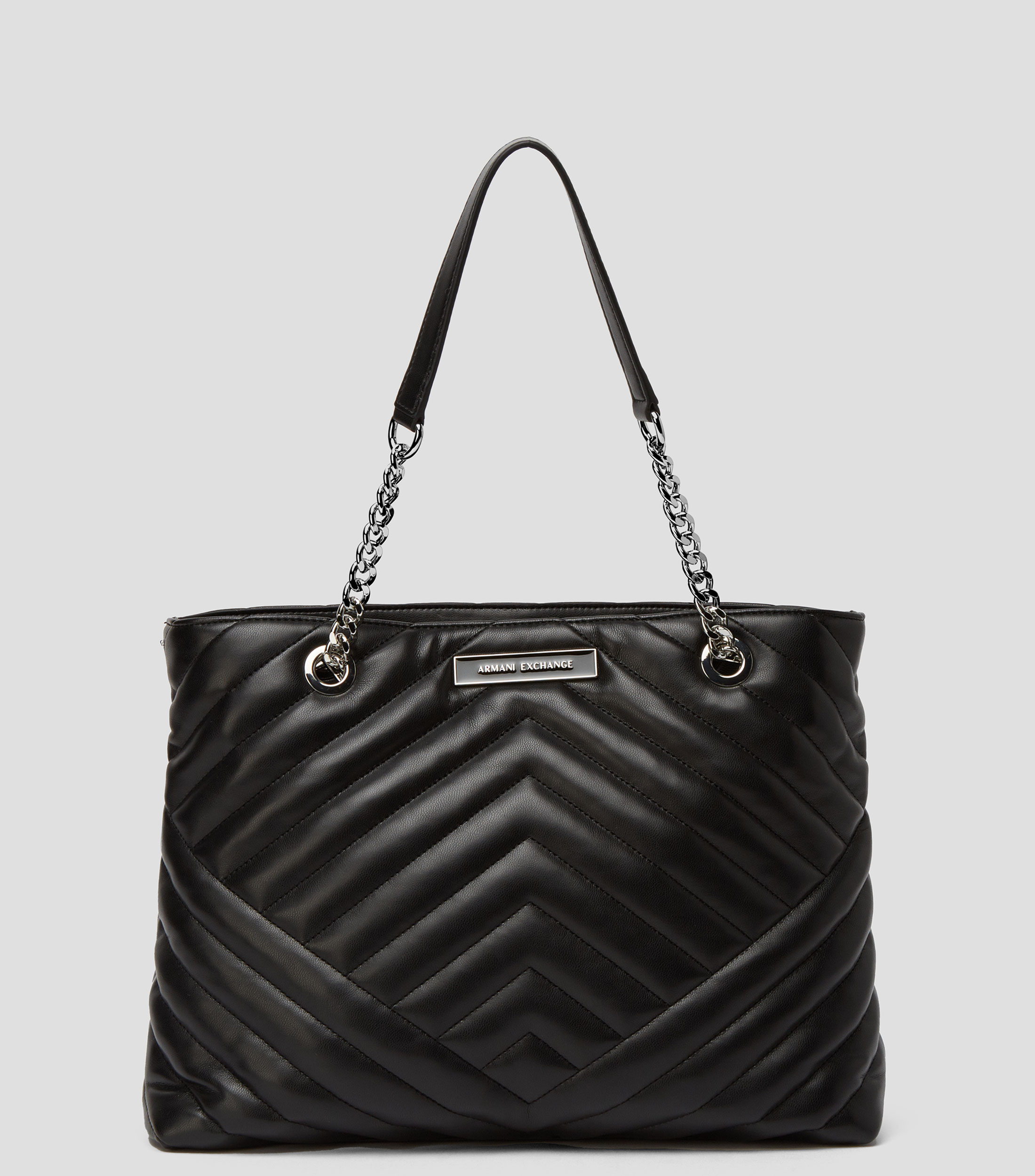Armani Exchange: Bolsa tote capitonada Mujer | El Palacio de Hierro