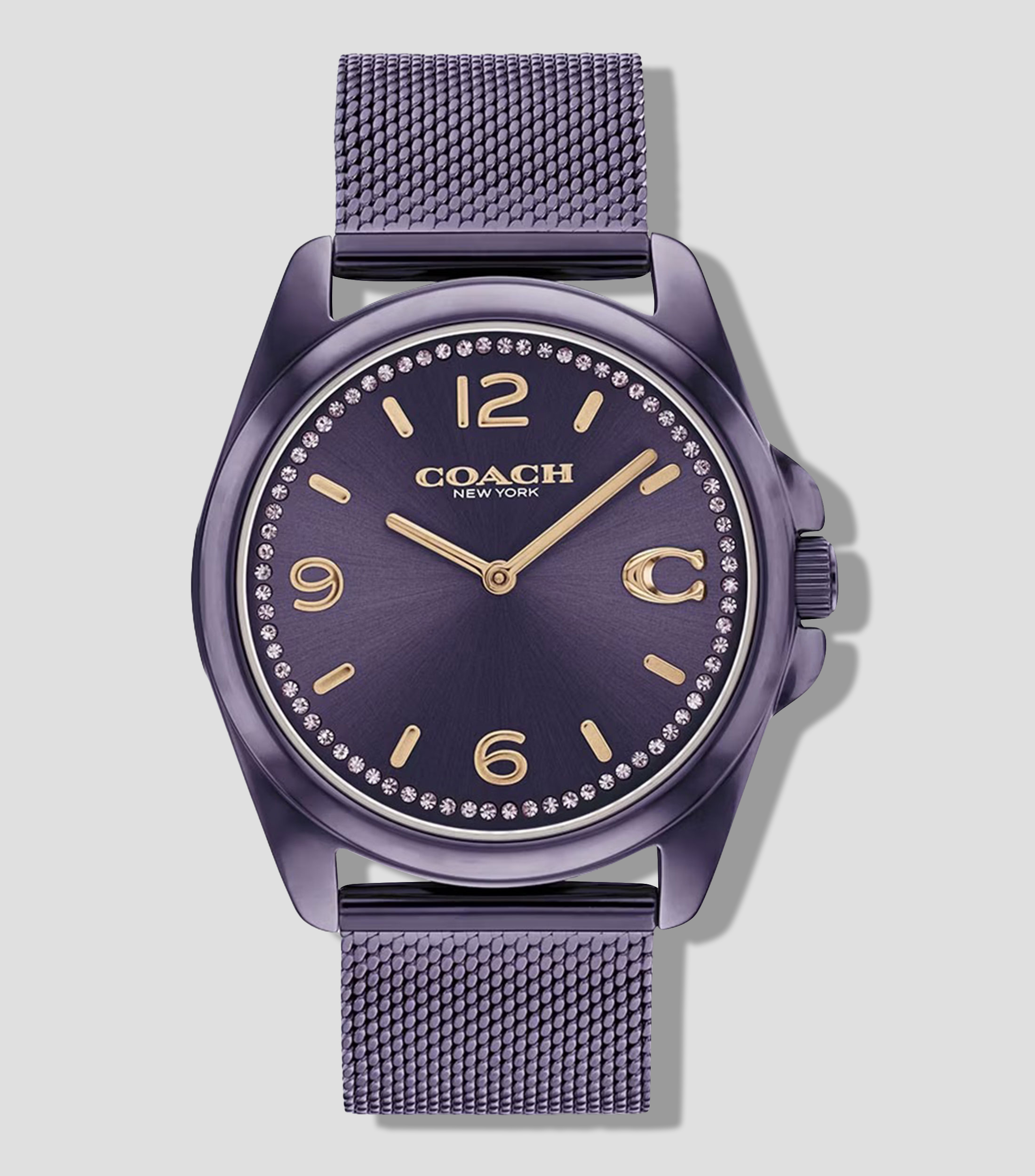 COACH Reloj para Mujer Greyson Casual, Morado - El Palacio de Hierro