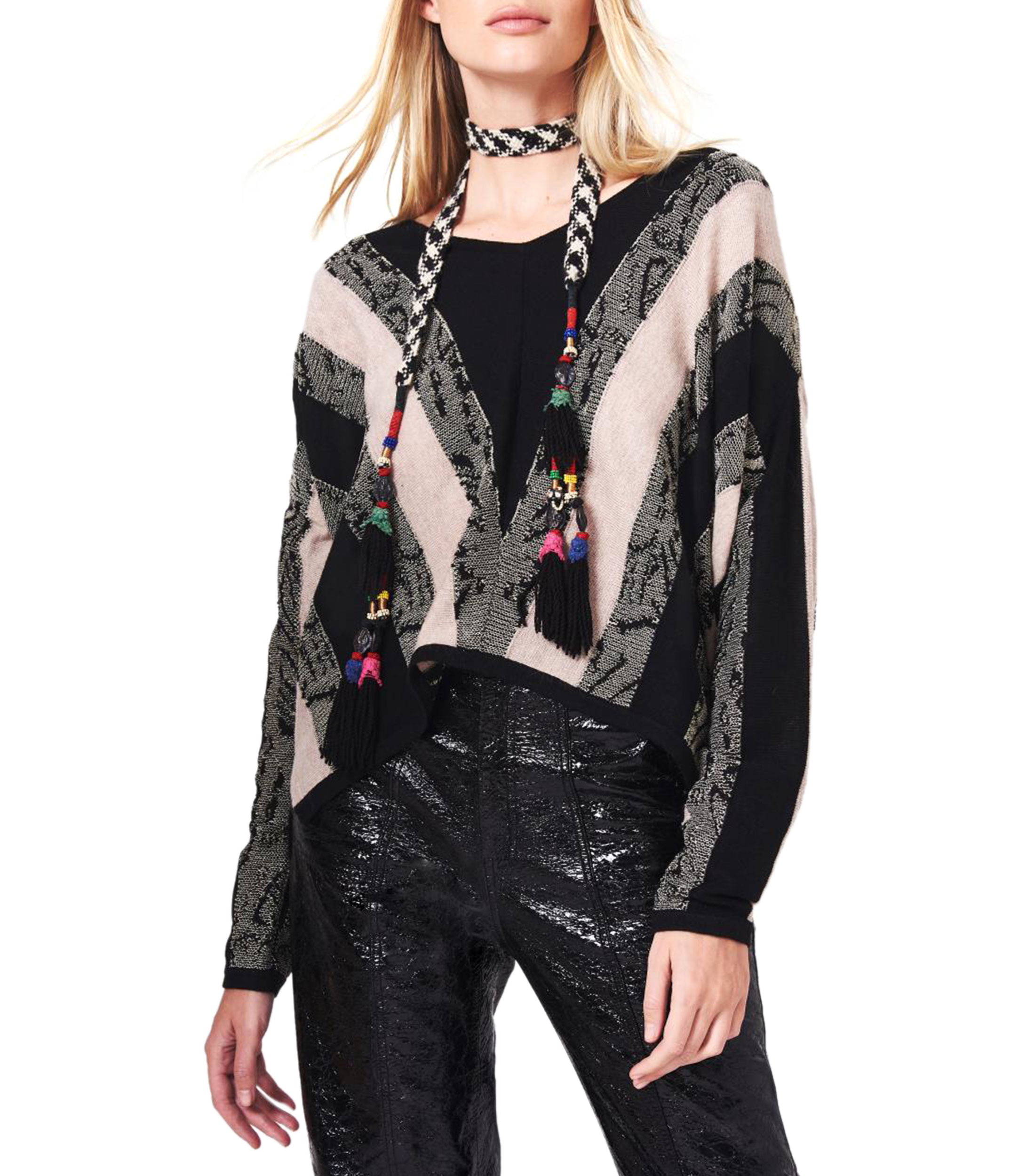 Rapsodia Suéter Cuello Redondo Estampado Mujer - El Palacio de Hierro