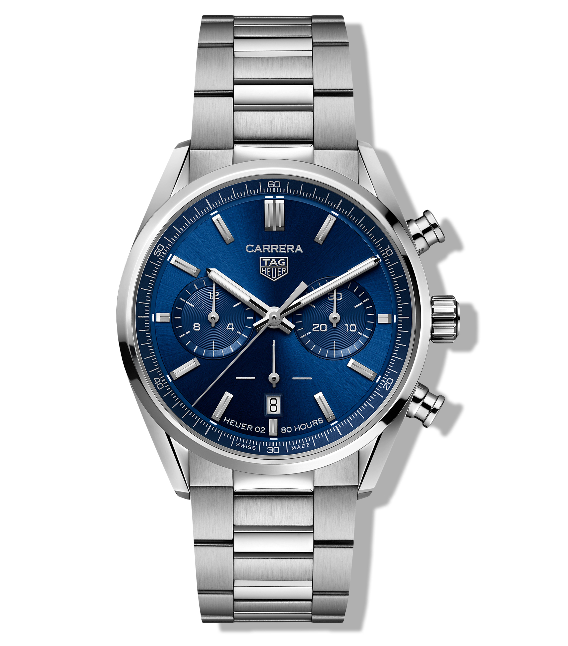 TAG Heuer | RELOJ TAG CARRERA CAR AZUL BRAZ | El Palacio de Hierro