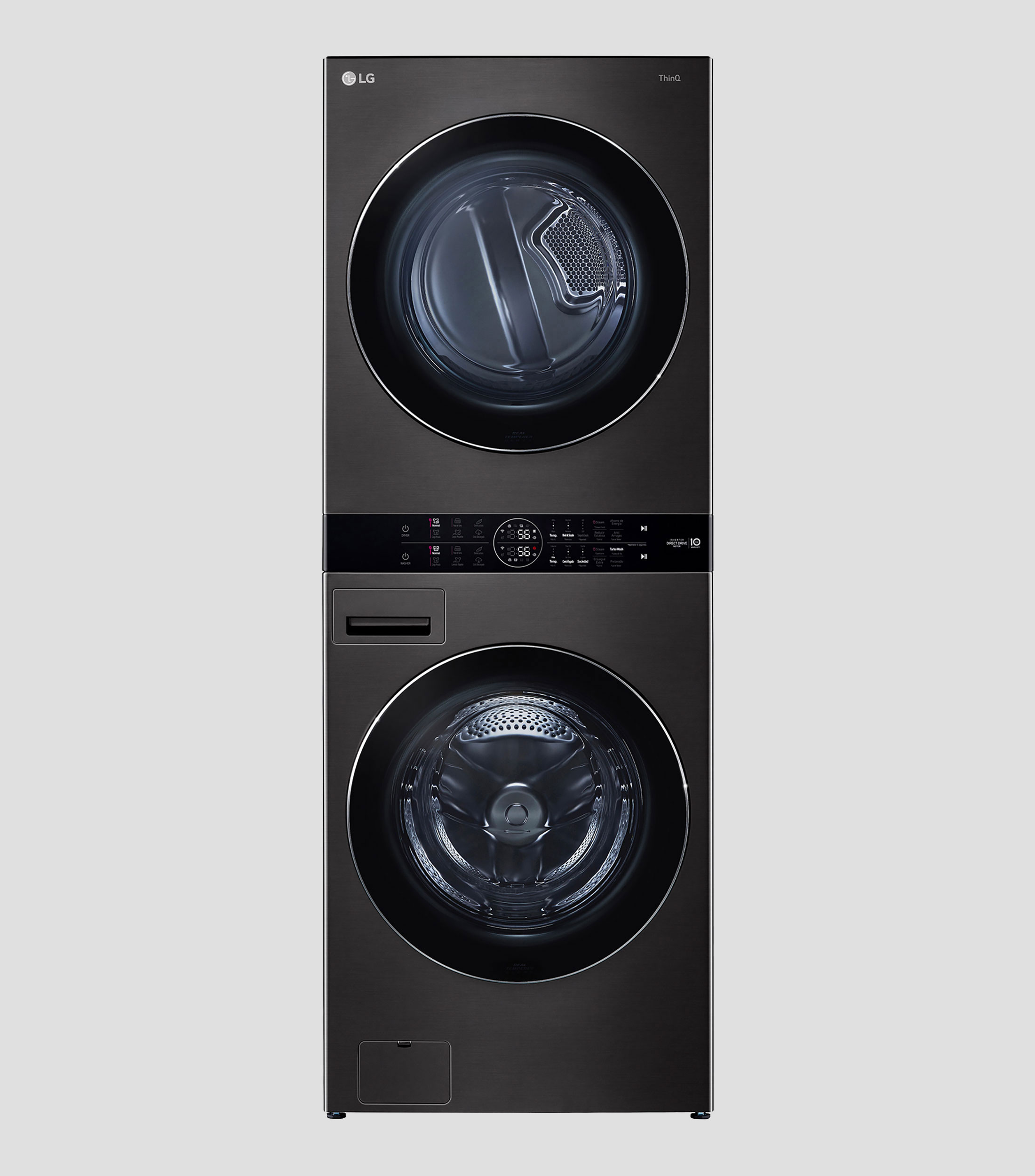 LG: Centro de lavado WashTower a Gas LP de carga frontal 25 Kg, WK25BS6 ...