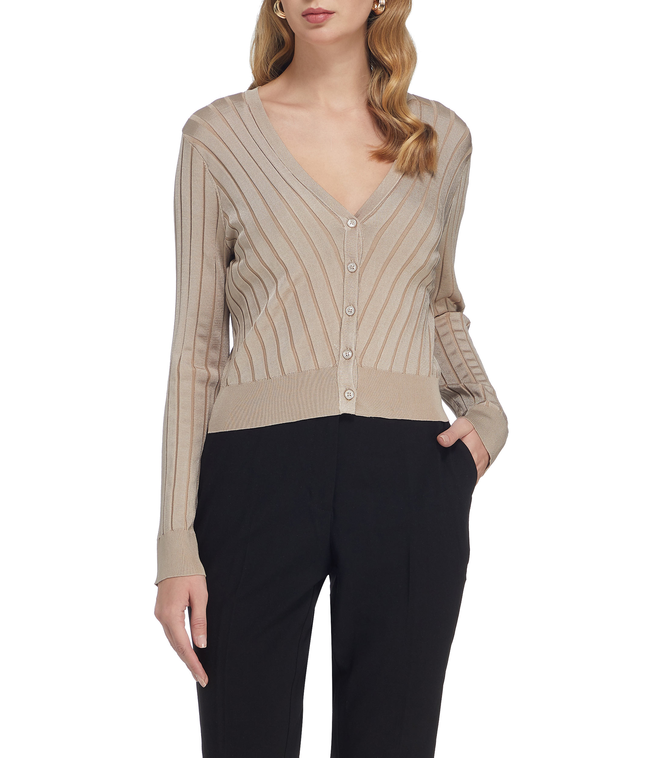 Calvin Klein Suéter Cuello V Mujer - El Palacio de Hierro