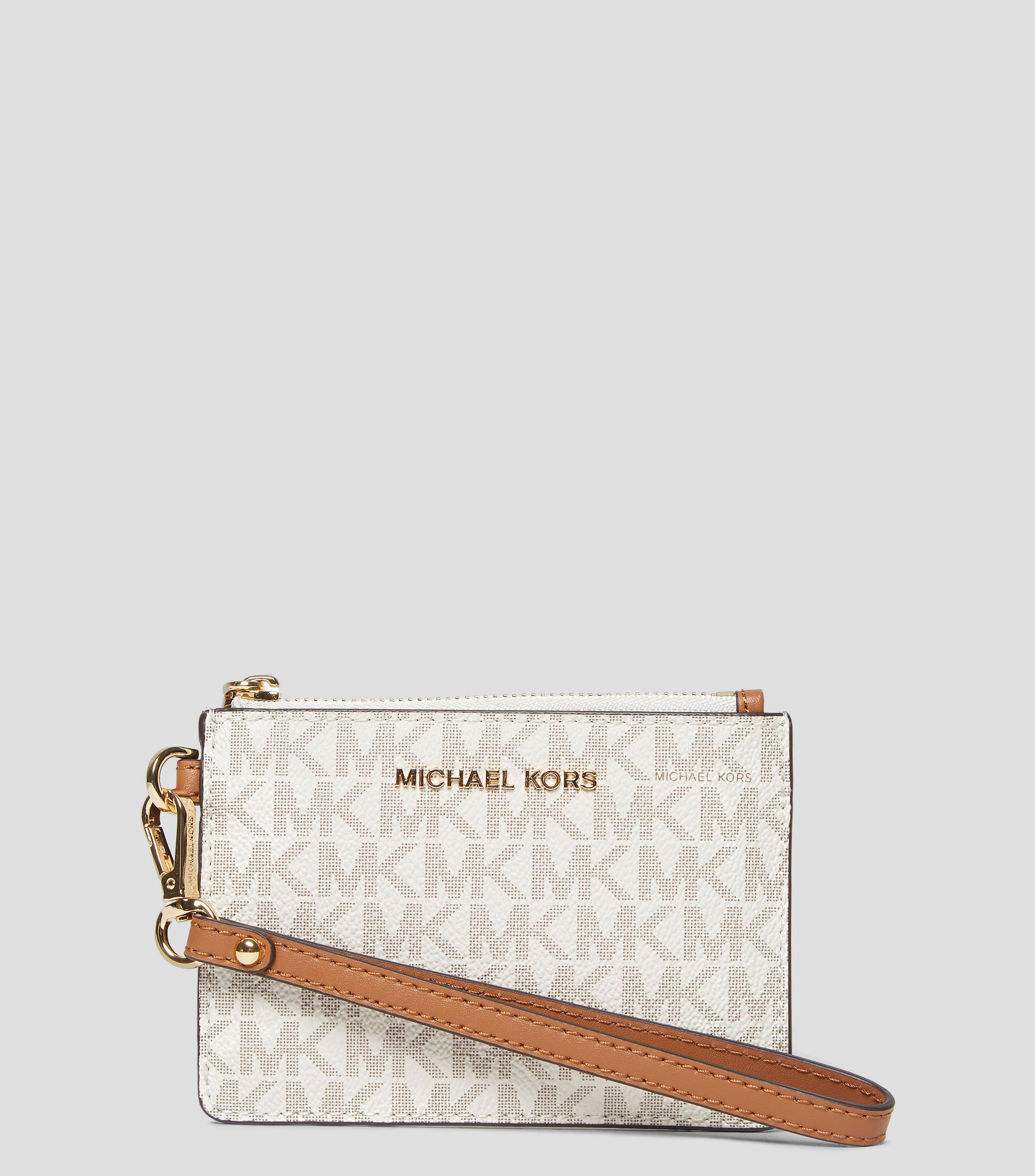 Michael Kors: Monedero Beige Jet Set monogram Mujer | El Palacio de Hierro