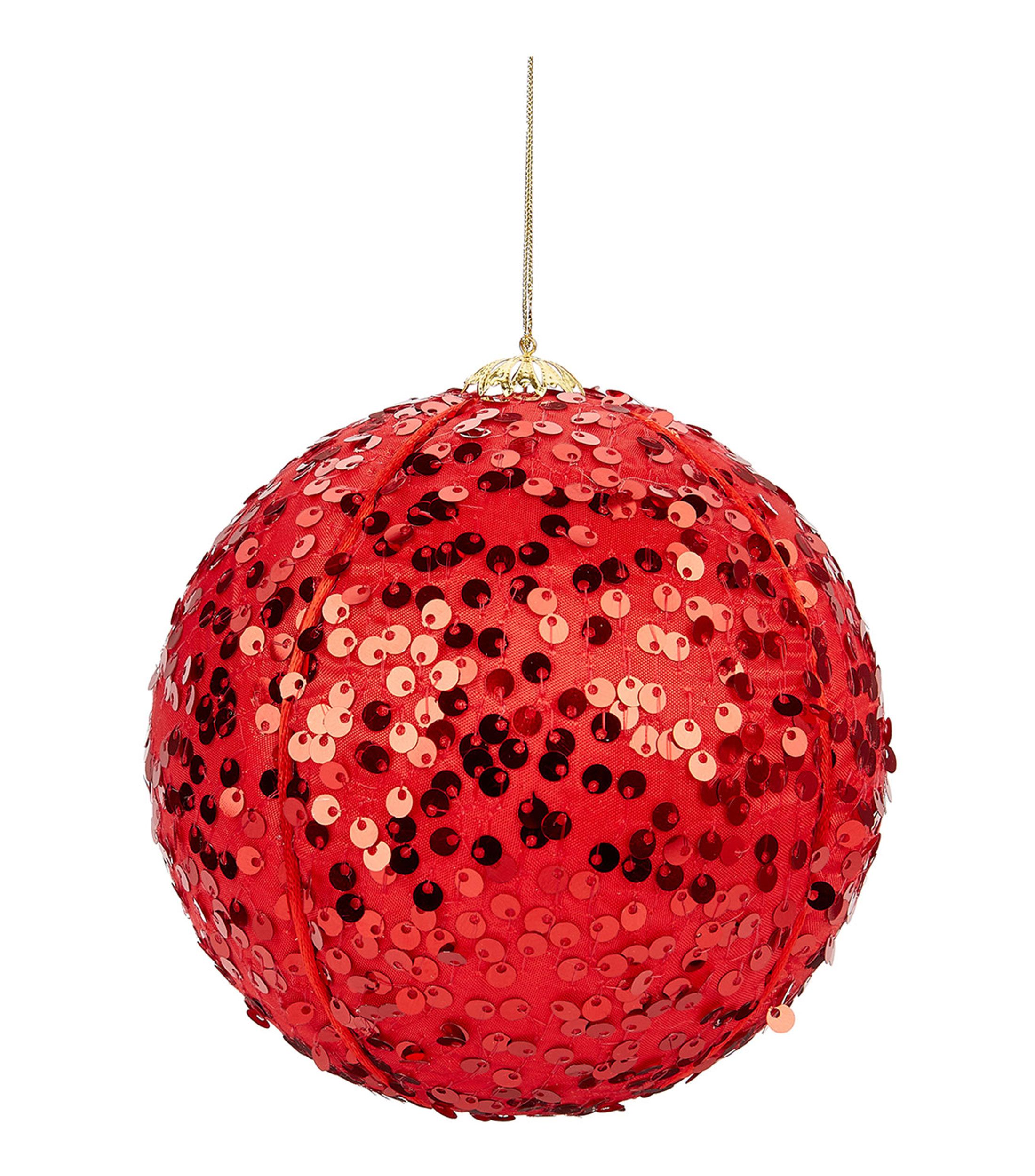 Ideas y Creaciones Esfera Decorativa Lentejuelas roja - El Palacio de ...