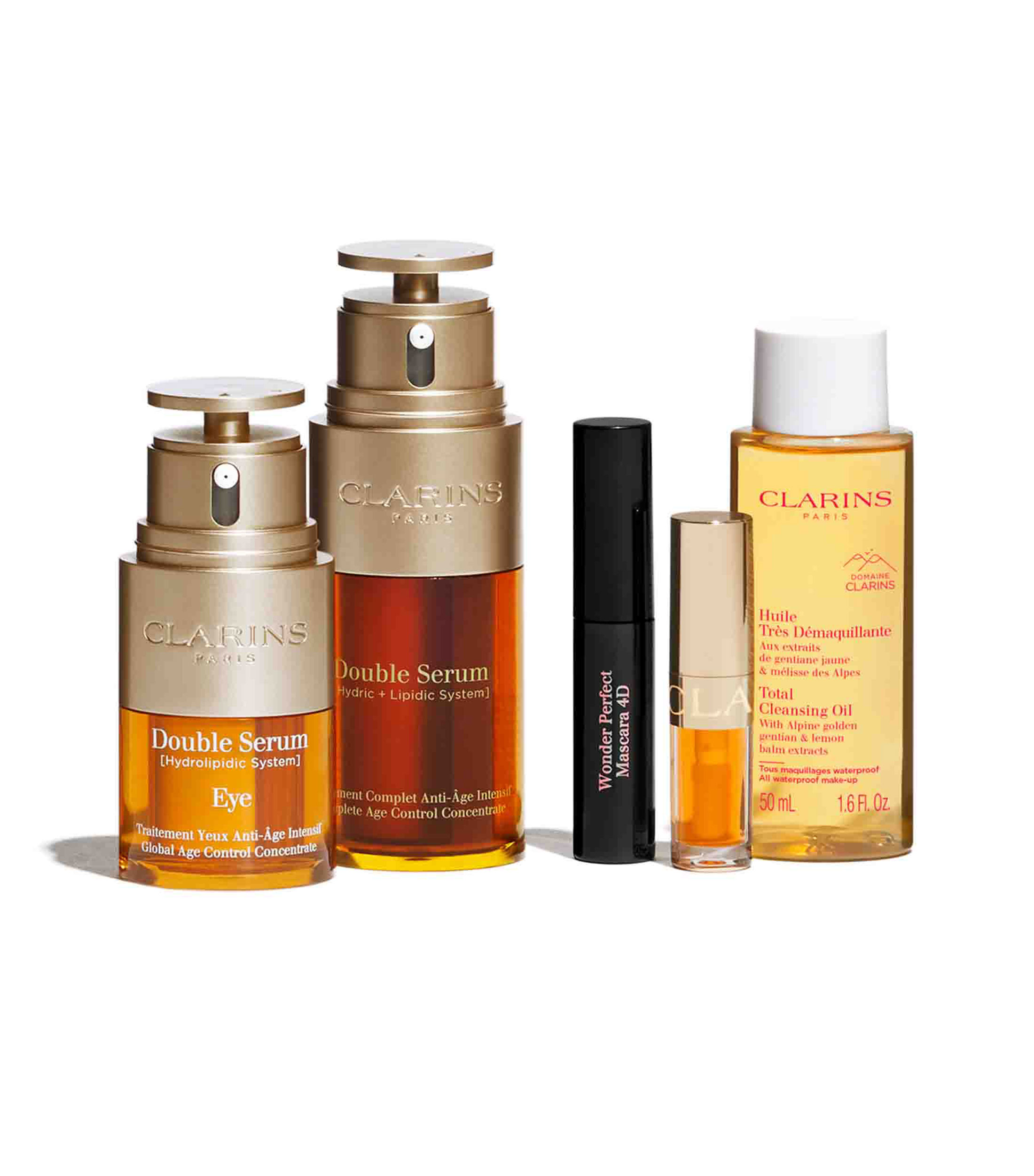 Clarins: Set Navideño de Tratamiento Antiedad Familia Double Serum | El ...