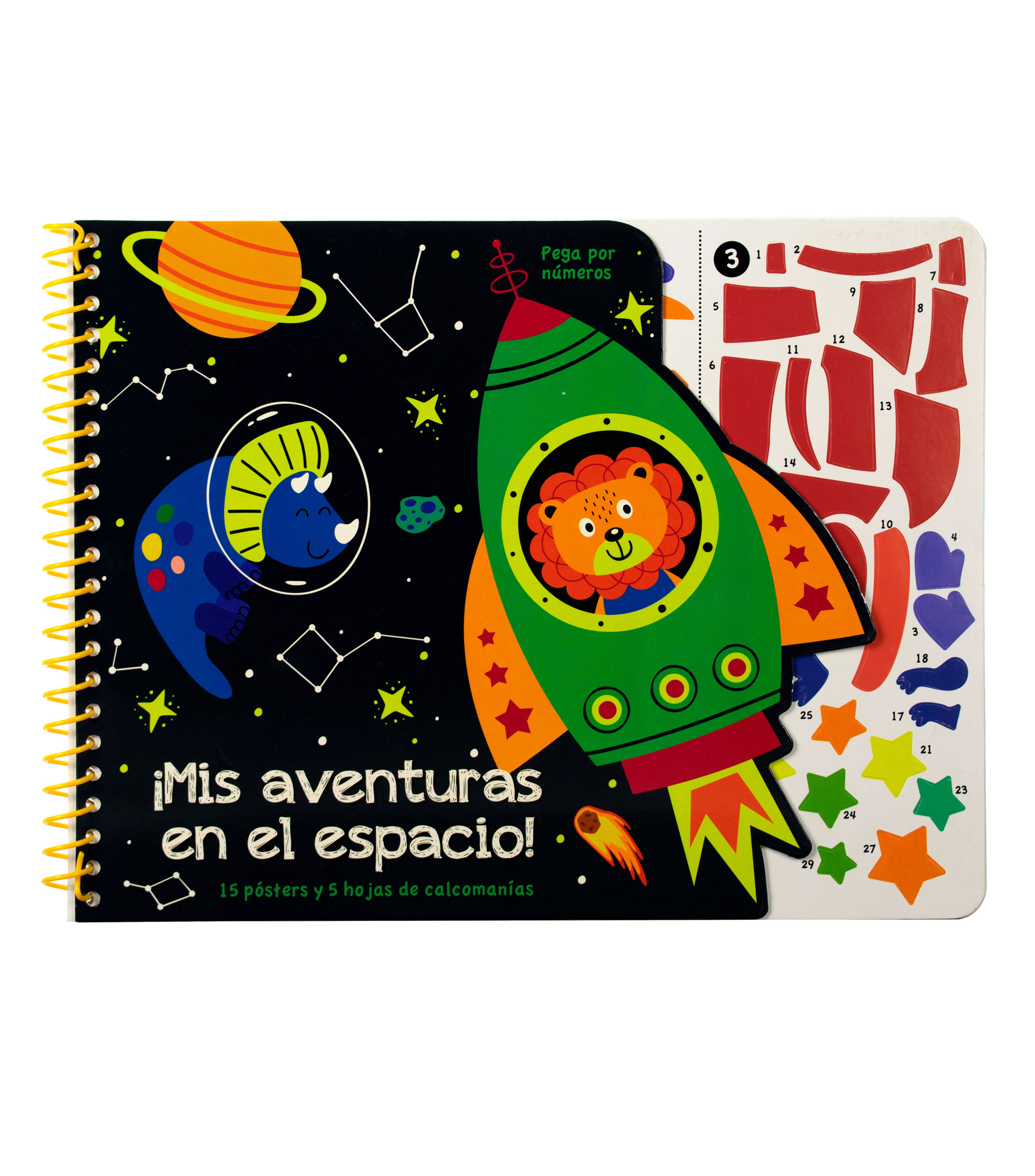 Image Books: Arma y pega por números: ¡Mis aventuras en el espacio ...
