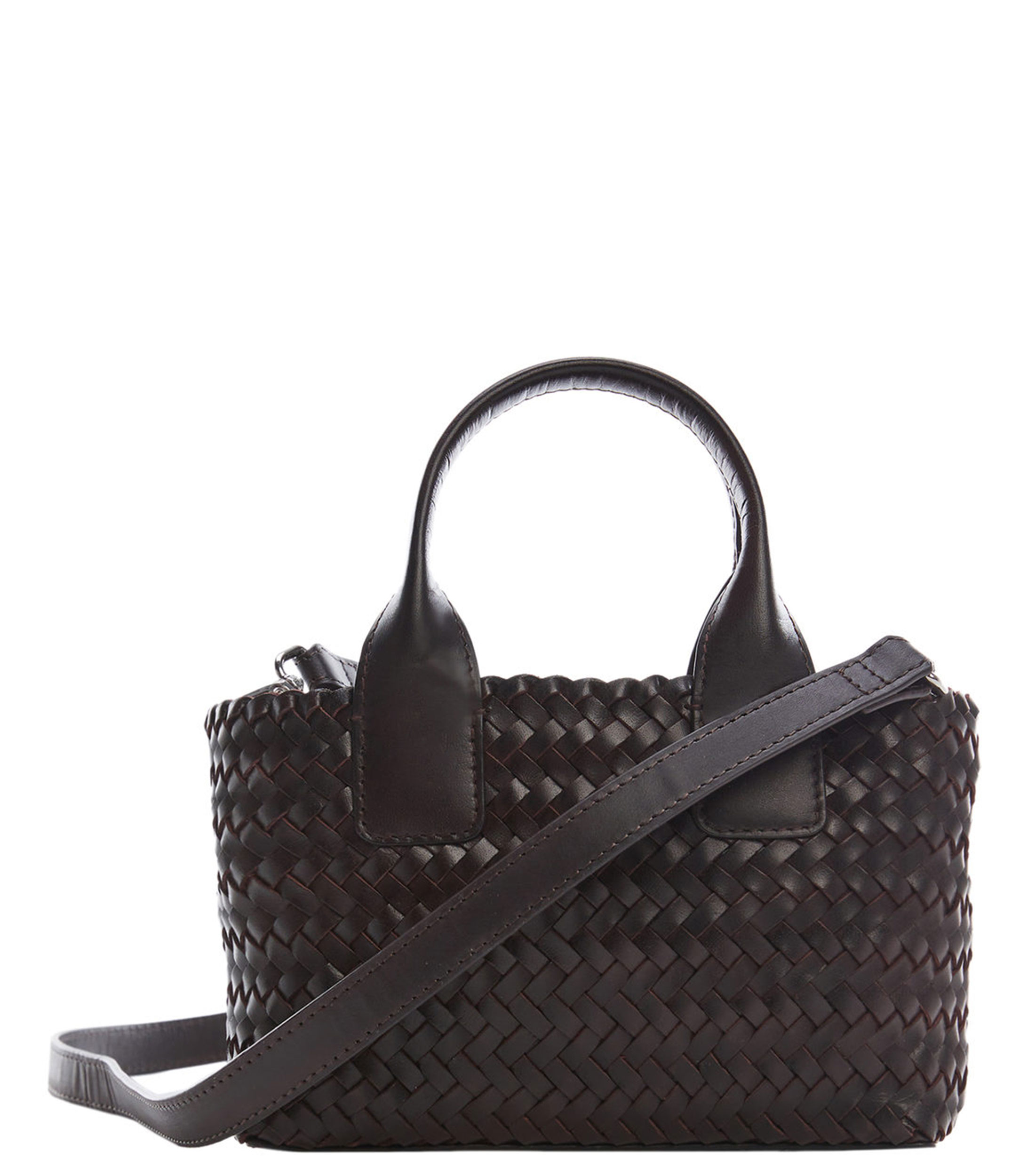 Mango: Bolso crossbody en piel bovina trenzado Mujer | El Palacio de Hierro