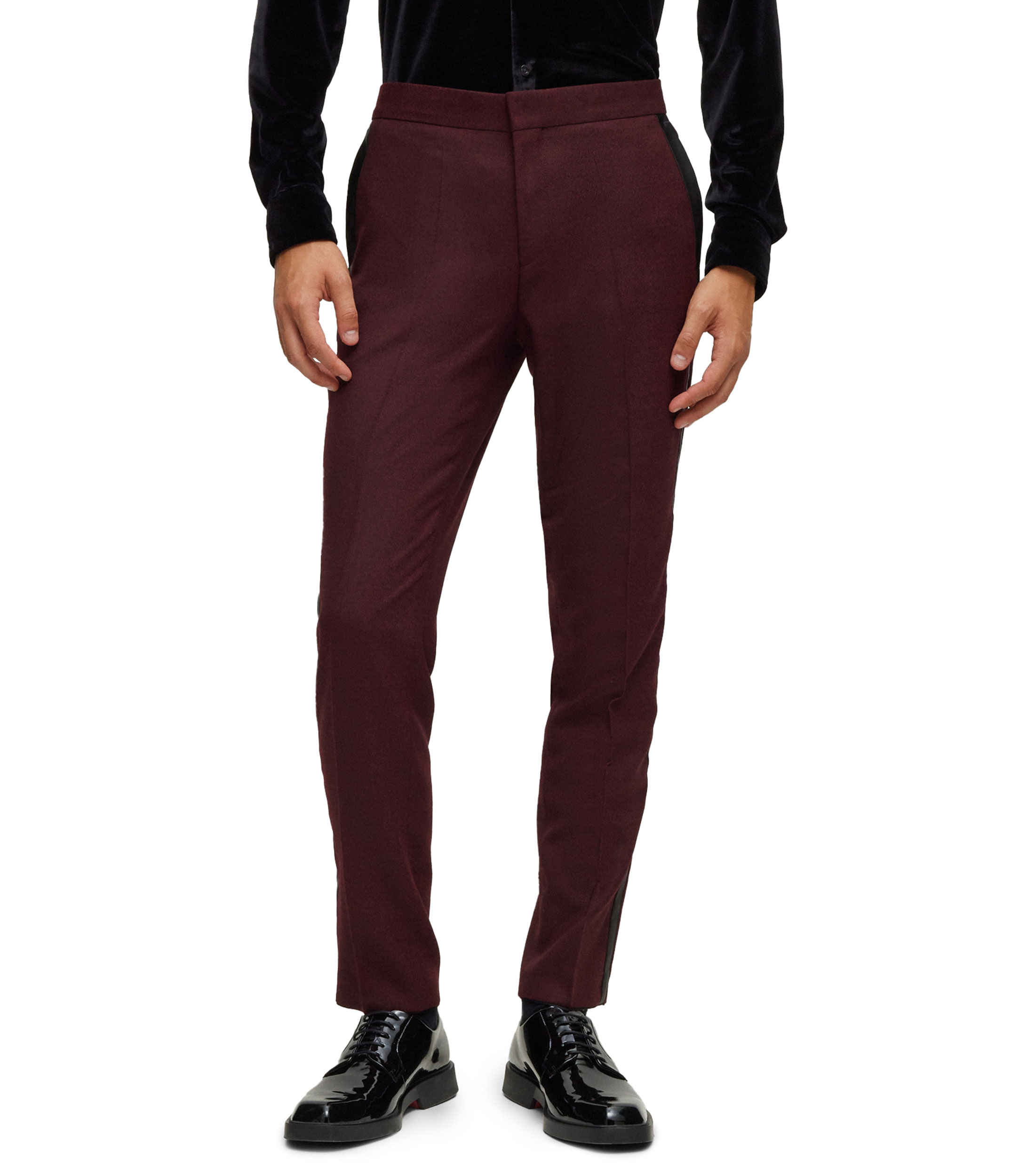 Hugo: Pantalón Hugo de vestir slim fit con textura Hombre | El Palacio ...