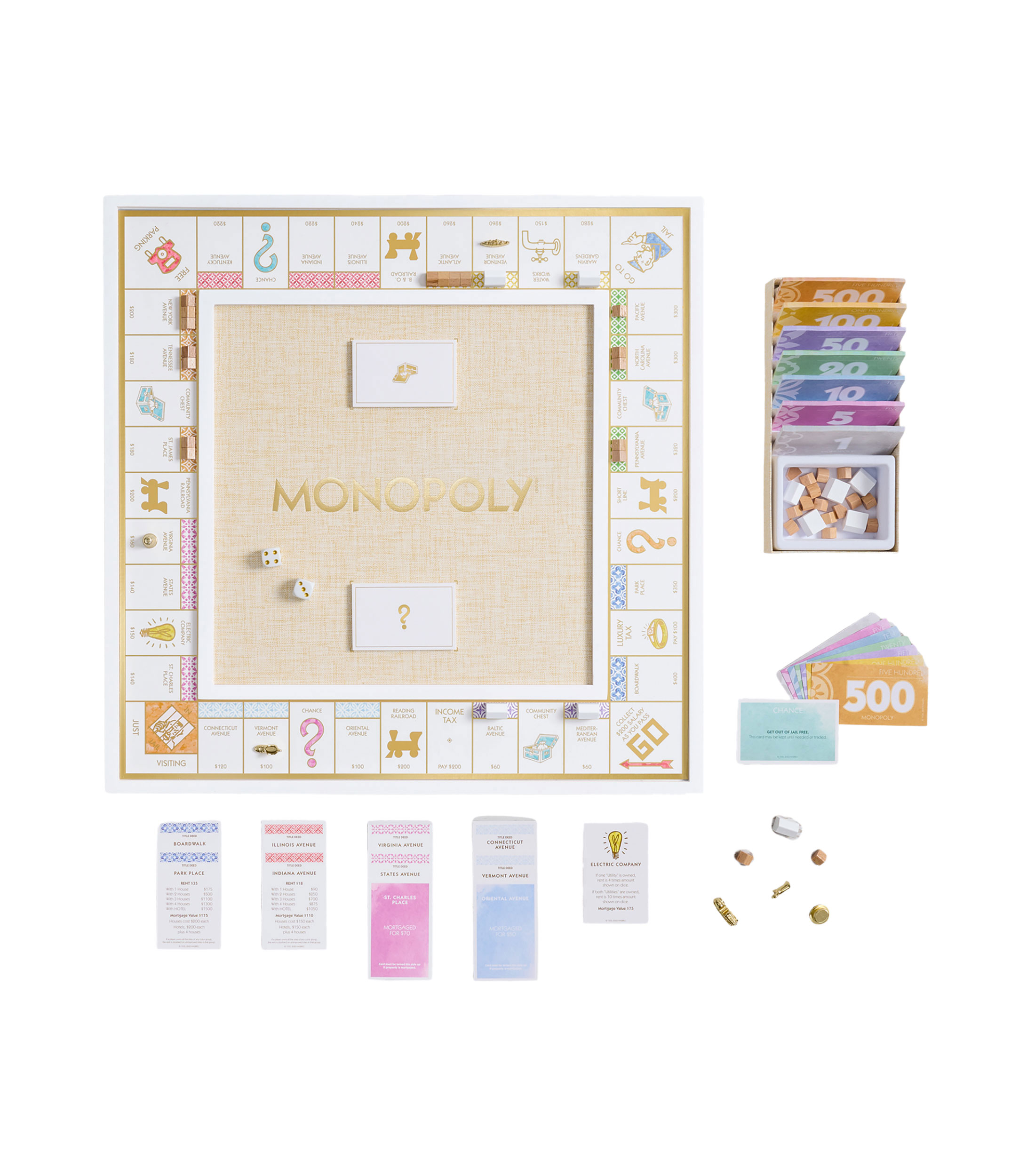 Hasbro Juego de Mesa, Monopoly Bianco Edition |El Palacio de Hierro