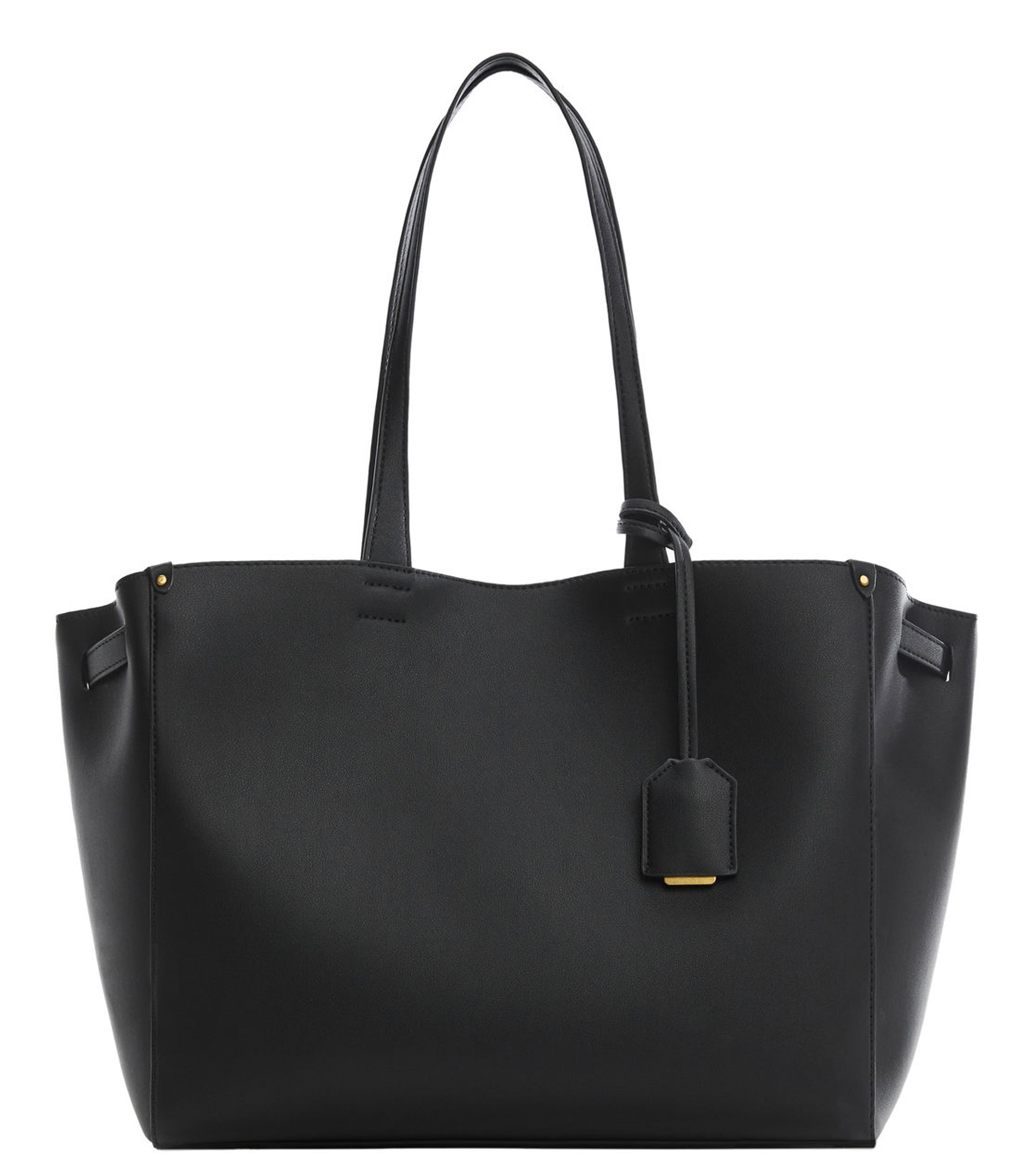 Mango: Bolso Tote negro Mujer | El Palacio de Hierro