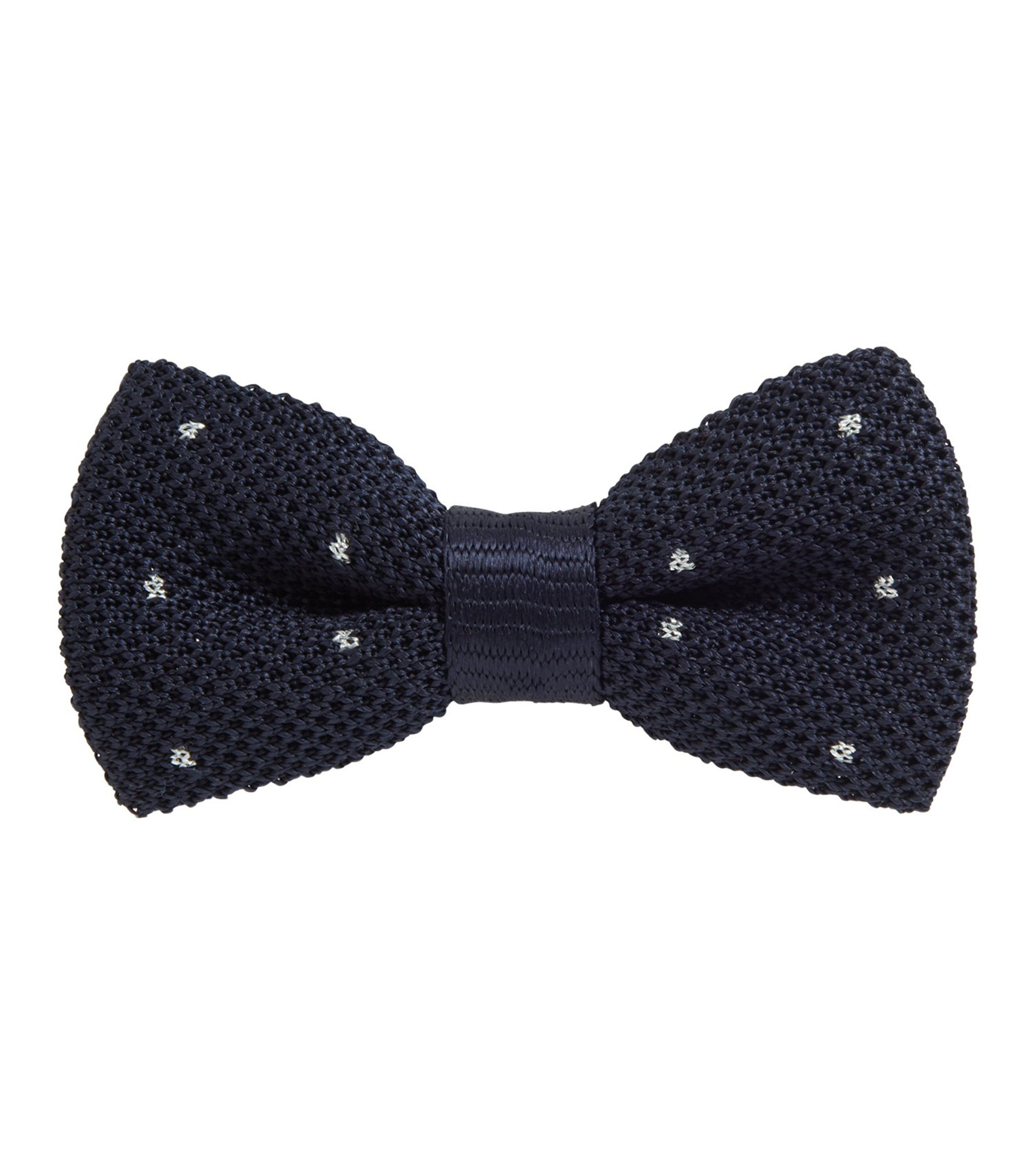 Boss Corbata de moño en seda azul con puntos - El Palacio de Hierro