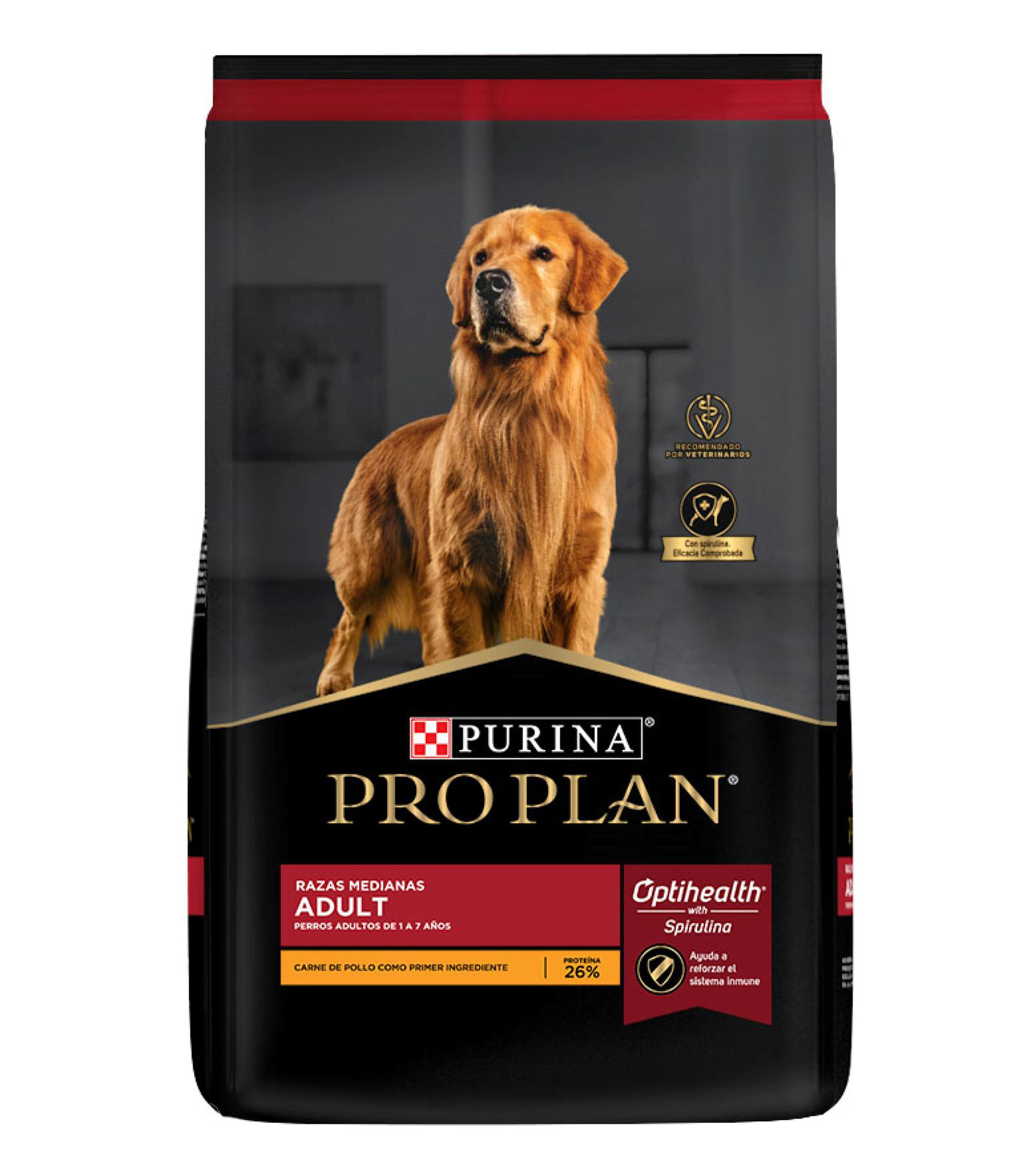 Purina Pro Plan Alimento Seco para Perro - Raza Mediana Adulto, 3 Kg ...