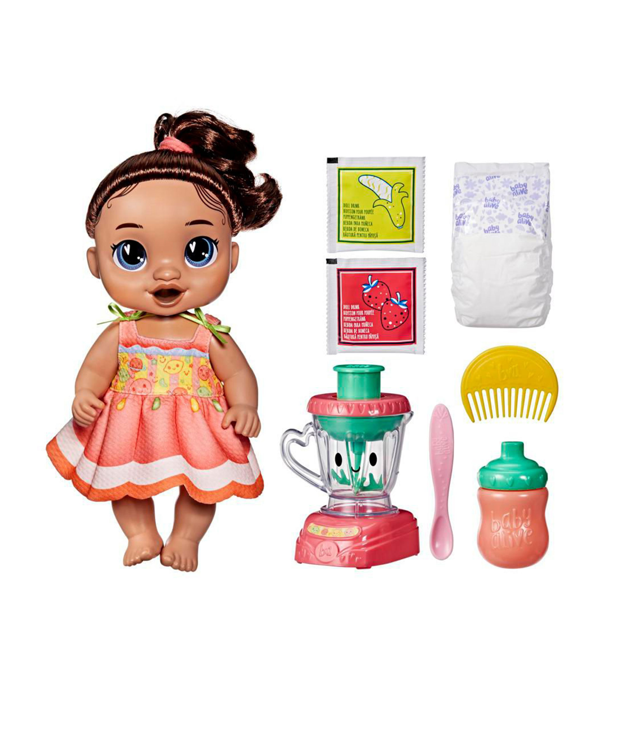 Baby Alive Muñeca Gigi Giggles Sweet Smoothies |El Palacio de Hierro