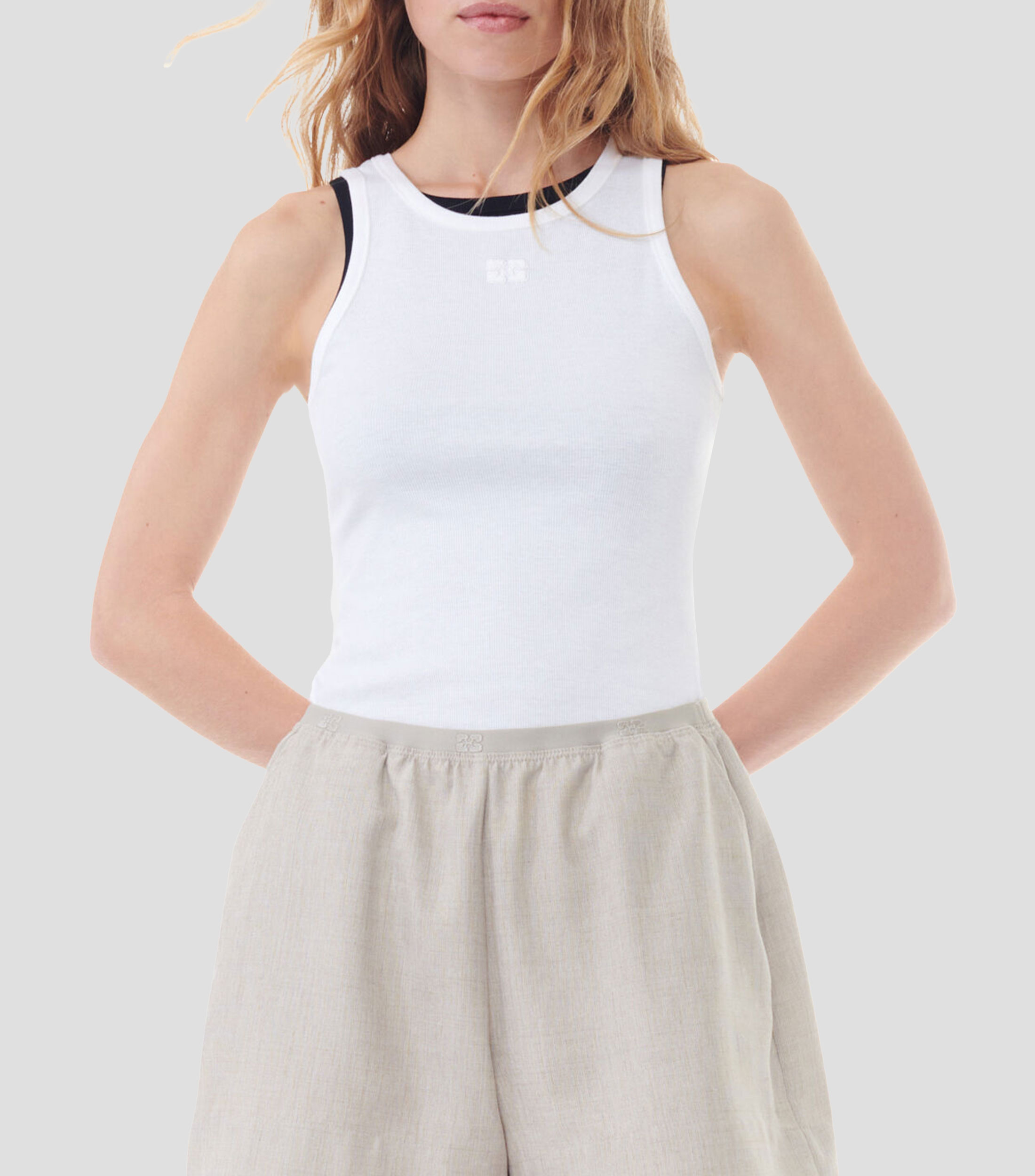Ganni | TANK COTTON RIB | El Palacio de Hierro