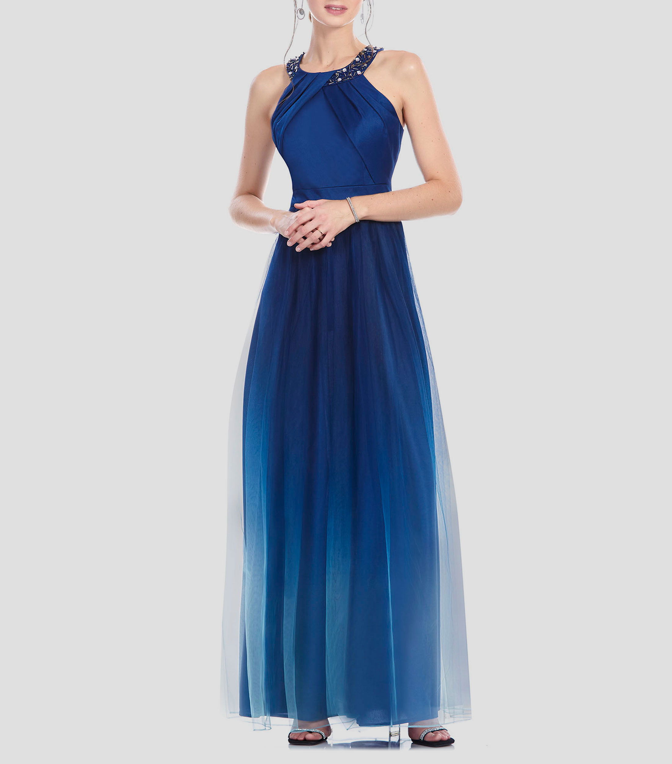Eva Brazzi: Vestido de fiesta maxi Mujer | El Palacio de Hierro