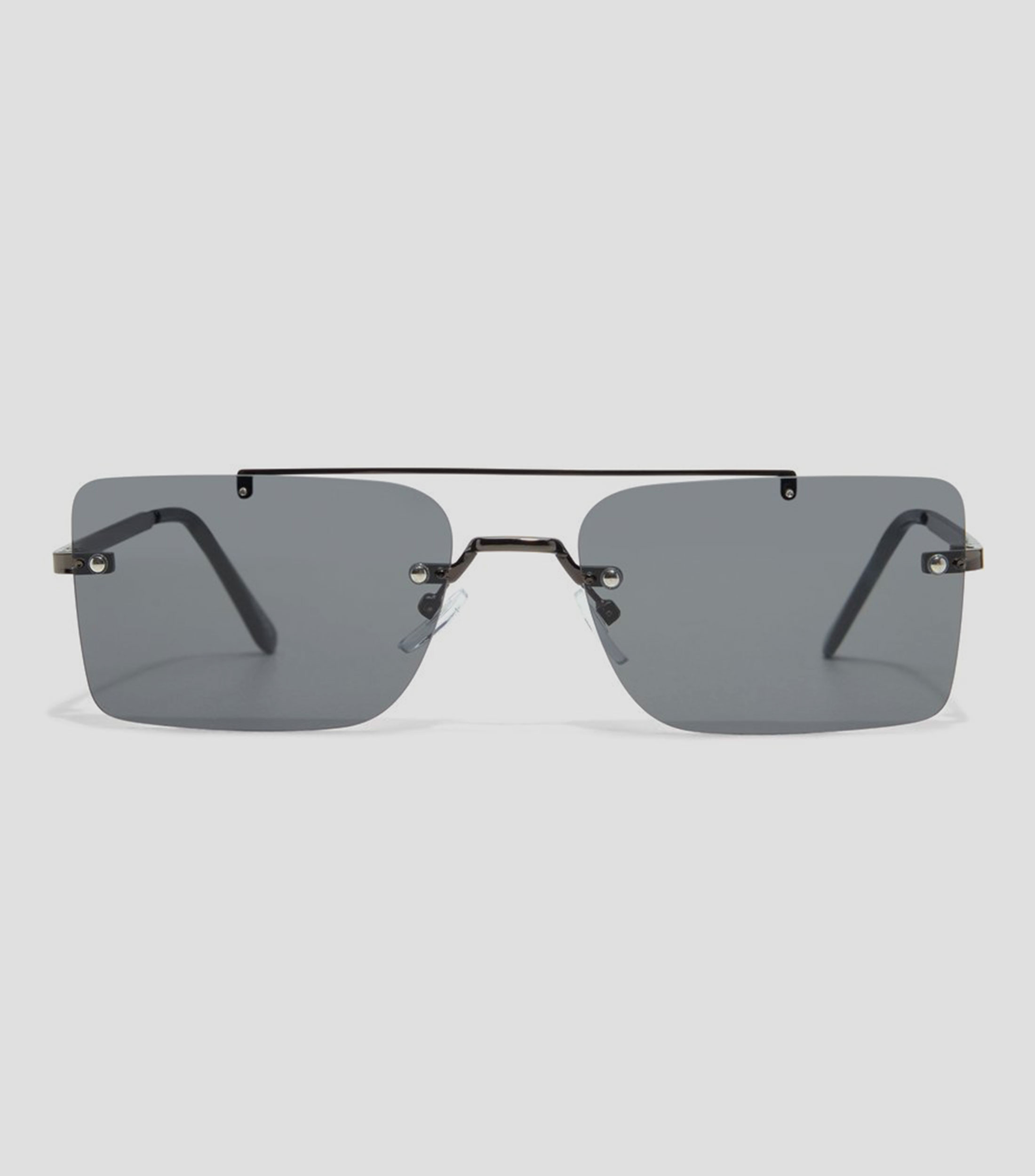 Aldo Lentes de sol rectangulares grises Oleathien Hombre |El Palacio de ...