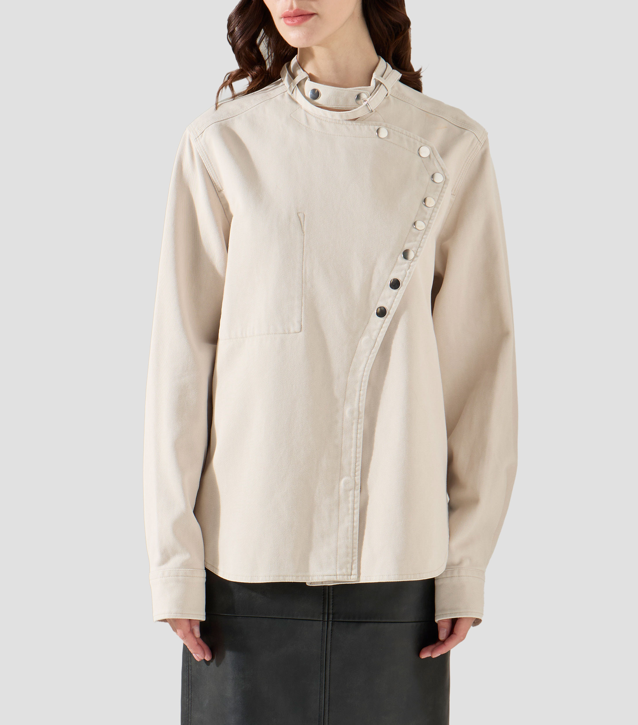 Isabel Marant Camisa lisa manga larga Mujer |El Palacio de Hierro