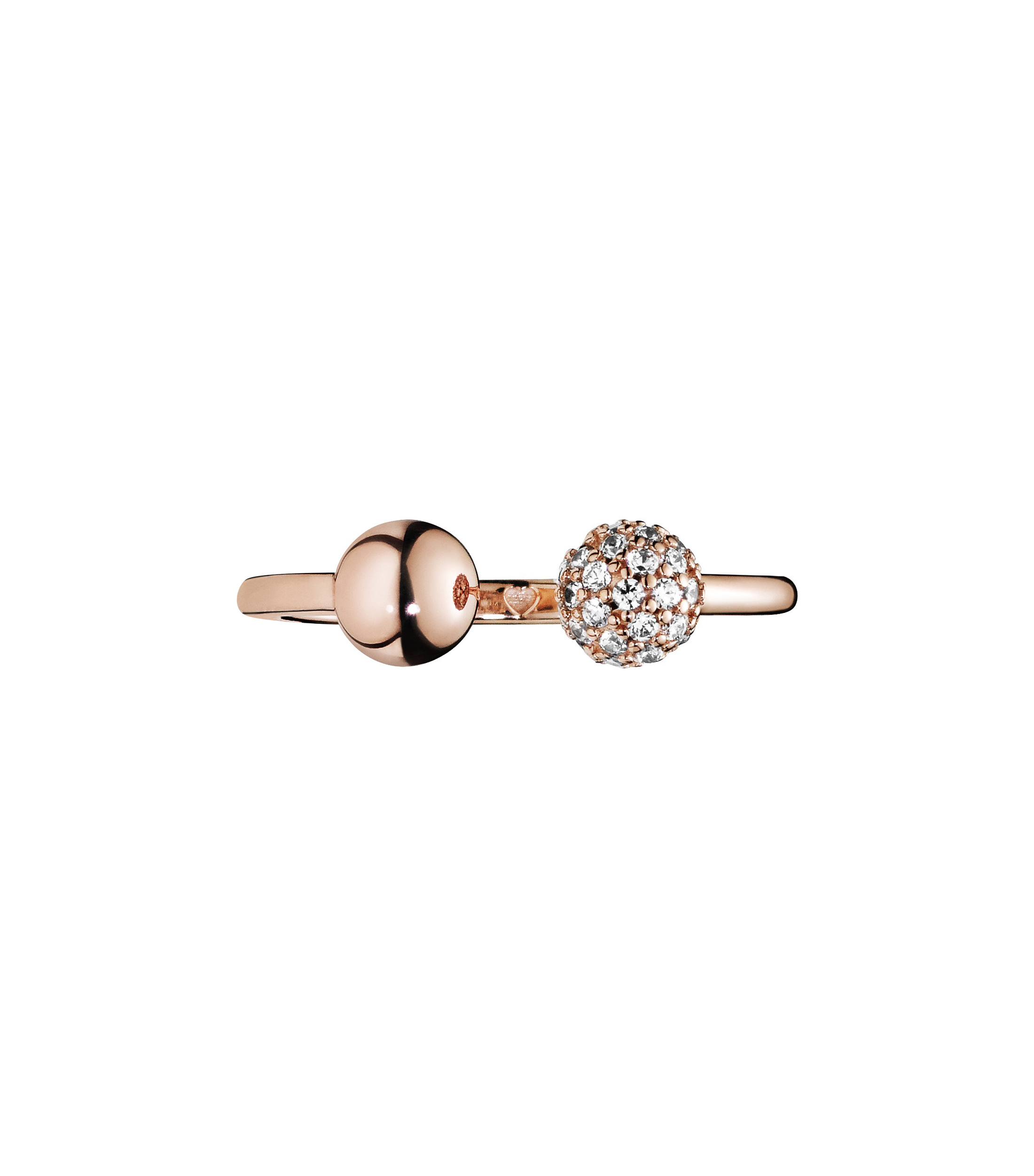 Pandora Anillo Abierto en plata con Pavé Rose Mujer - El Palacio de Hierro