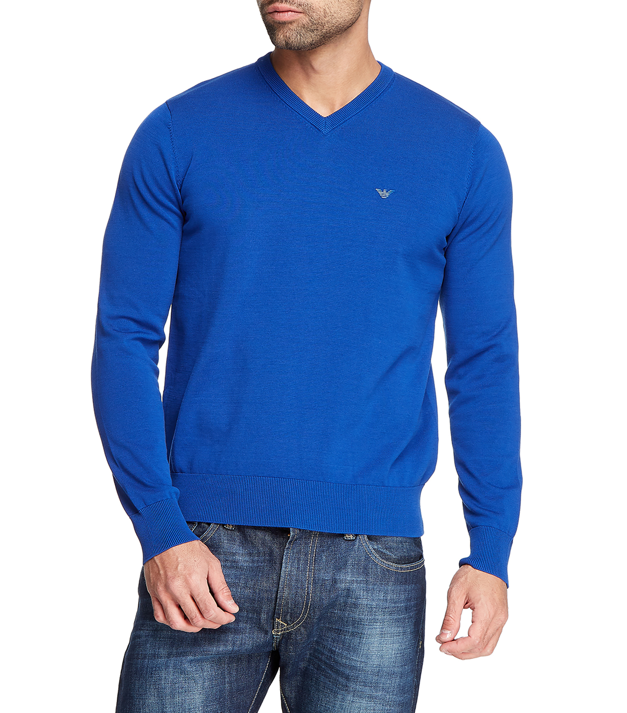 Emporio Armani Suéter cuello 'V' Hombre - El Palacio de Hierro