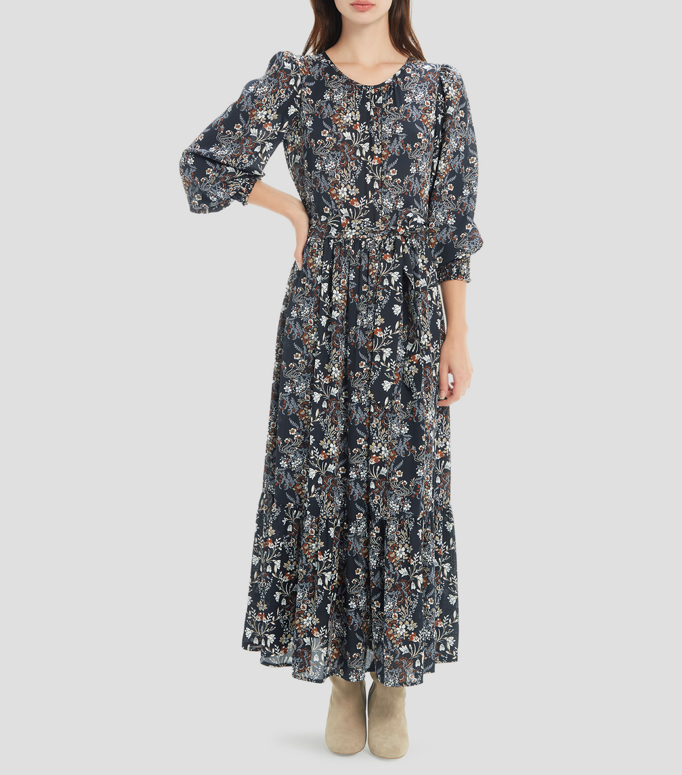 Julio Vestido maxi con flores Mujer - El Palacio de Hierro